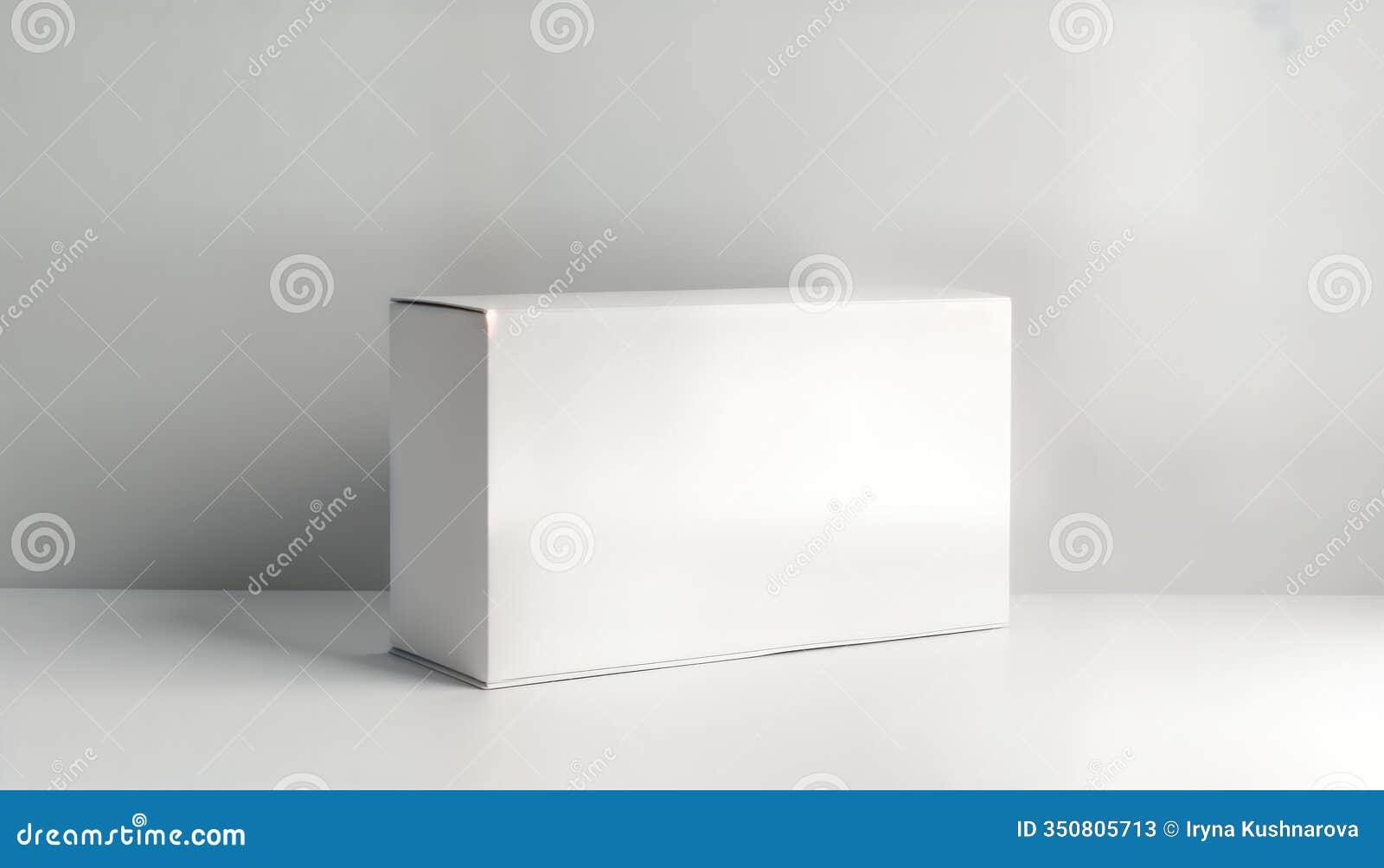 Blank White Rectangle Box Mockup Suitable for Various Product ...