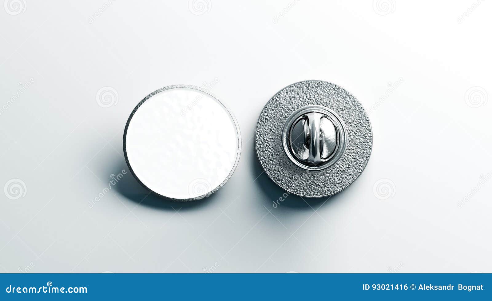 Blank White Round Silver Lapel Badge Mock Up, Front Back Stock Photo ... Blank White Round Silver Lapel Badge Mock Up, Front Back Stock Photo ...