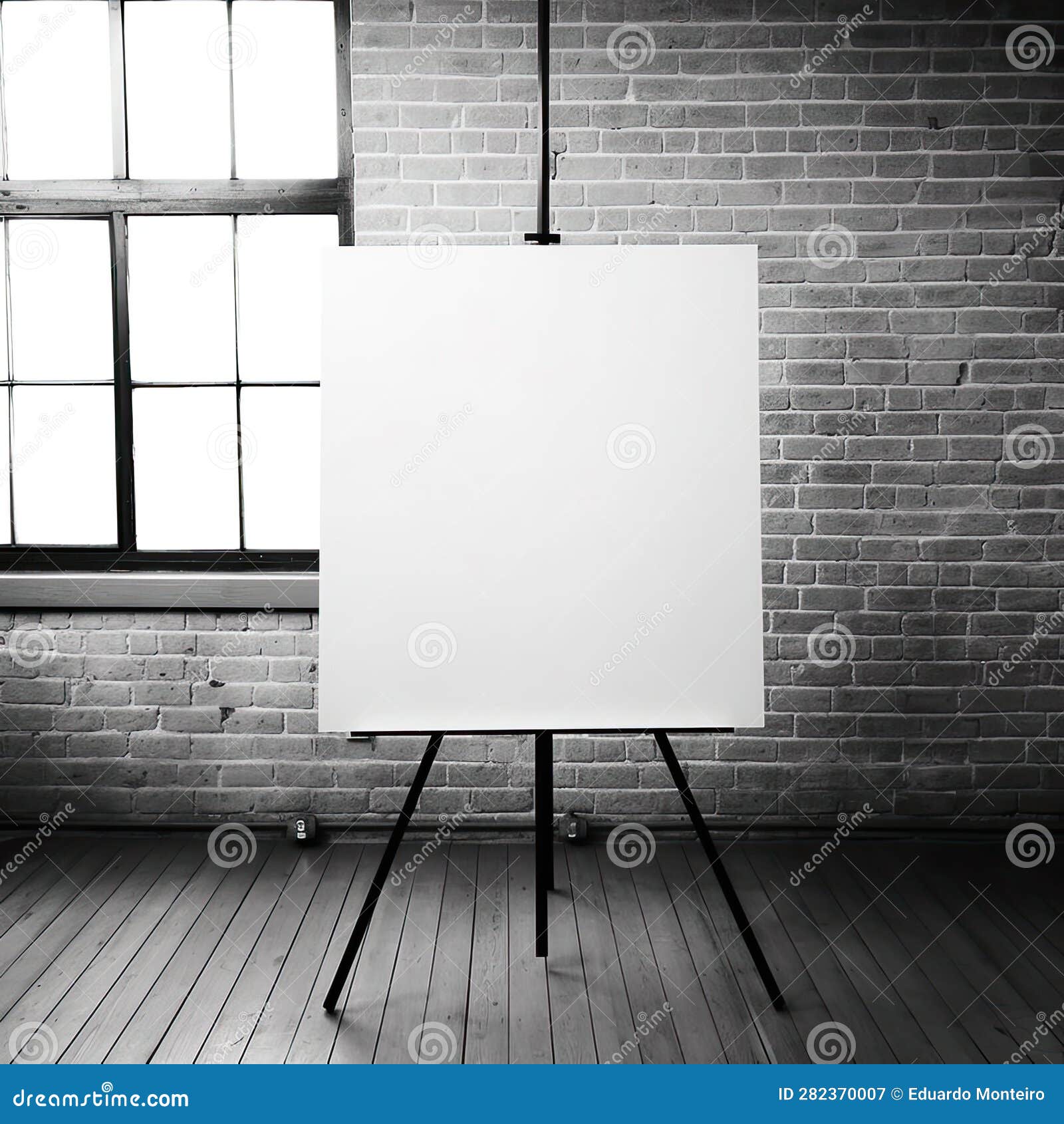 Blank White Screen for Presentations and Projects Stock Illustration ...