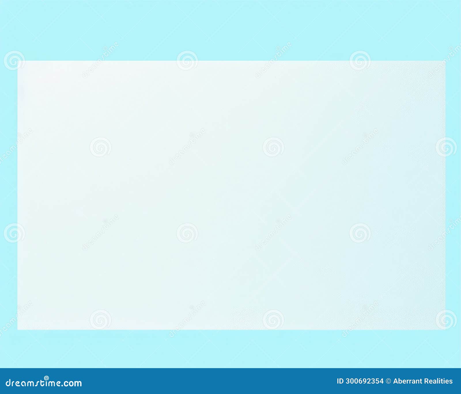 A Blank White Sheet of Paper on a Light Blue Background Stock ...