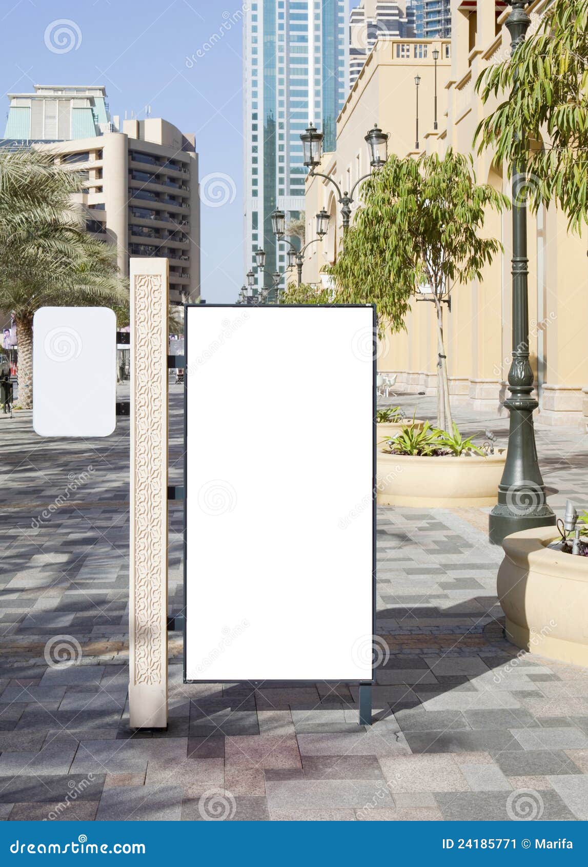 Blank white sign stock image. Image of billboard, design - 24185771