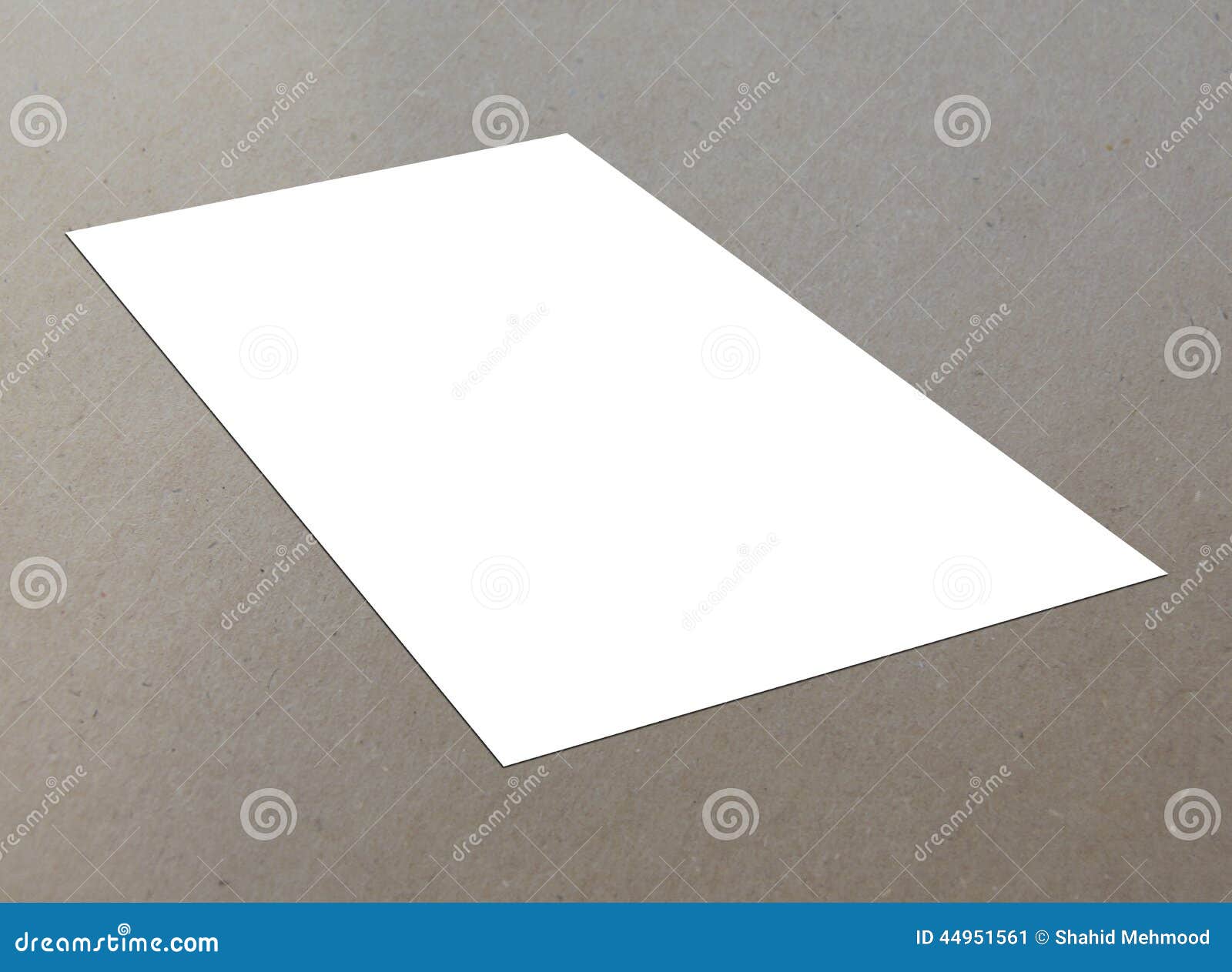 Blank white single flyer stock image. Image of magazine - 44951561