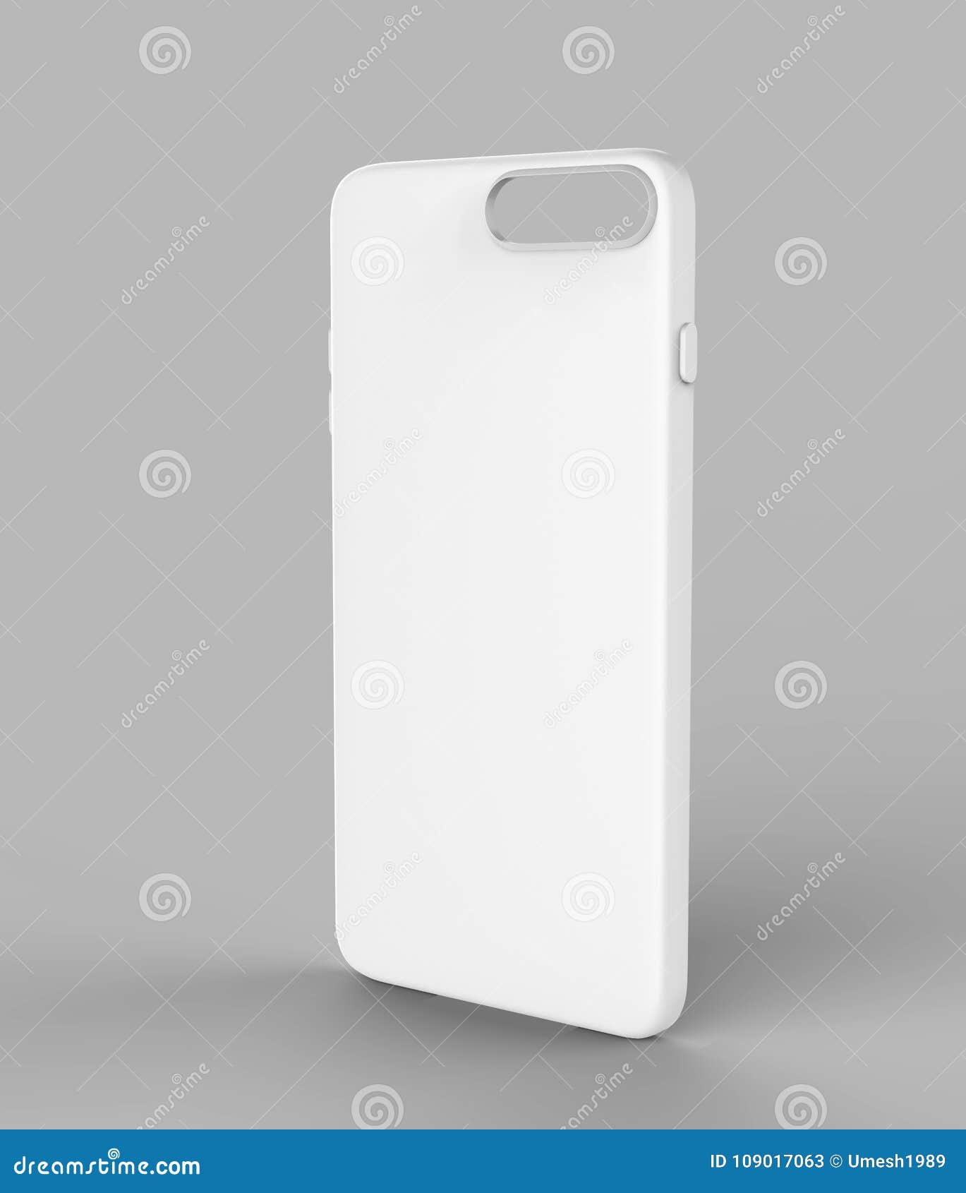 Blank White Smart Phone Mobile Back Cover or Case for Design Template ...