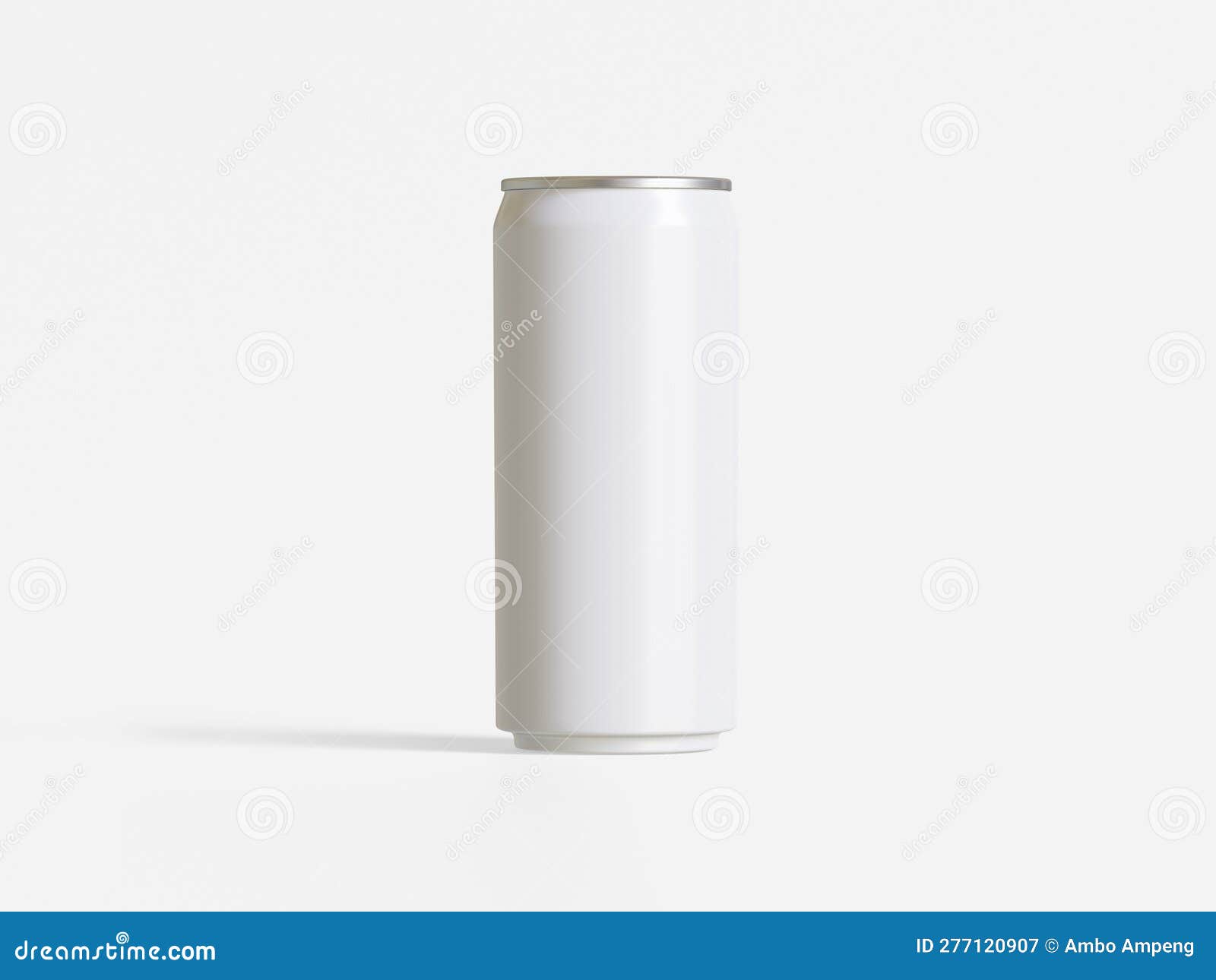 Blank White Soda Can or Soft Drink Stock Illustration - Illustration of ...