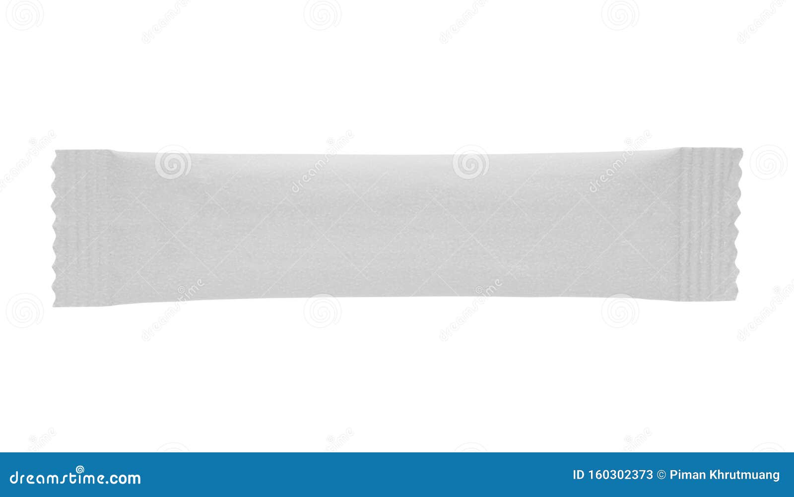 White Stick Sachet Package Isolated on White Background Stock Image ...