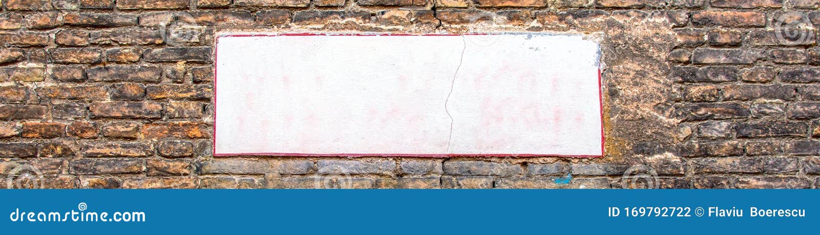 Blank vintage board street stock photo. Image of space - 169792722