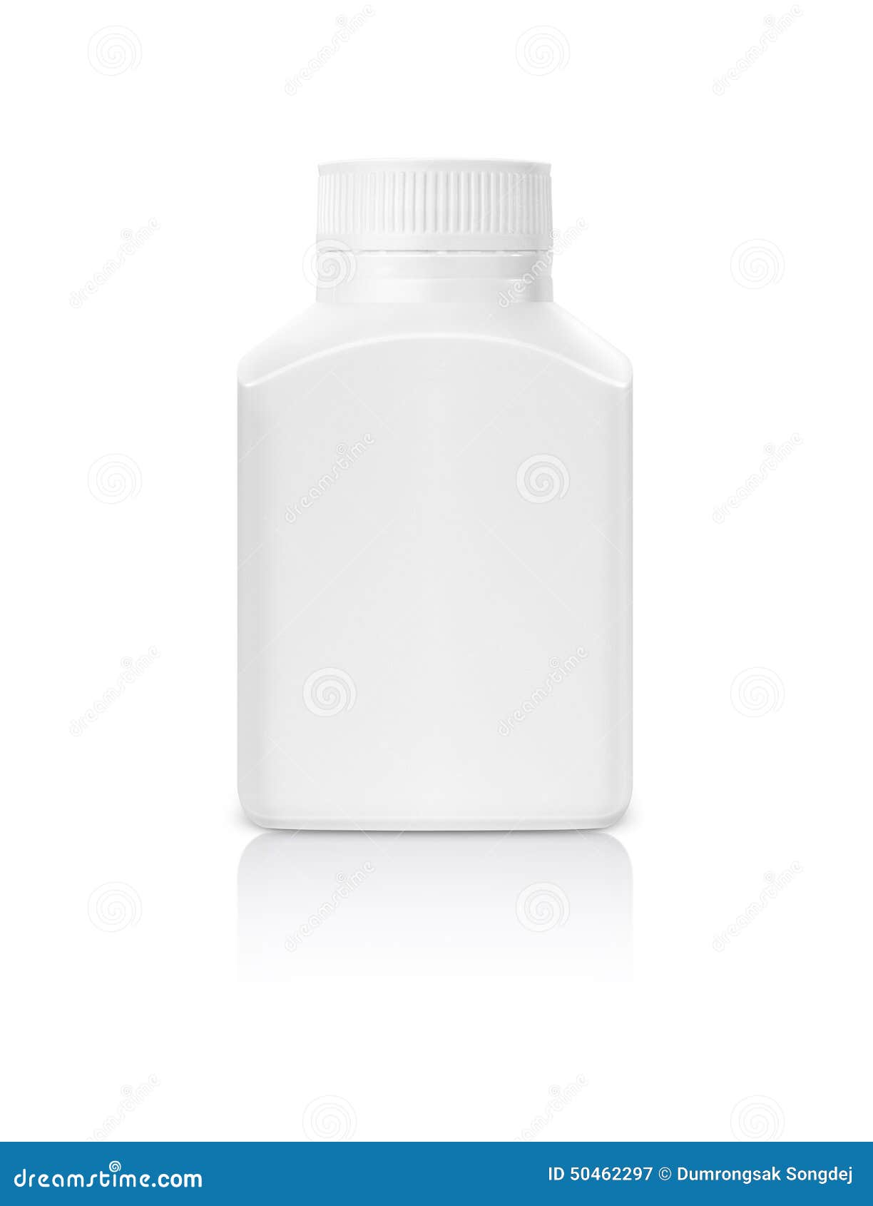 Blank White Supplement Bottle Stock Image - Image of container, pill ...