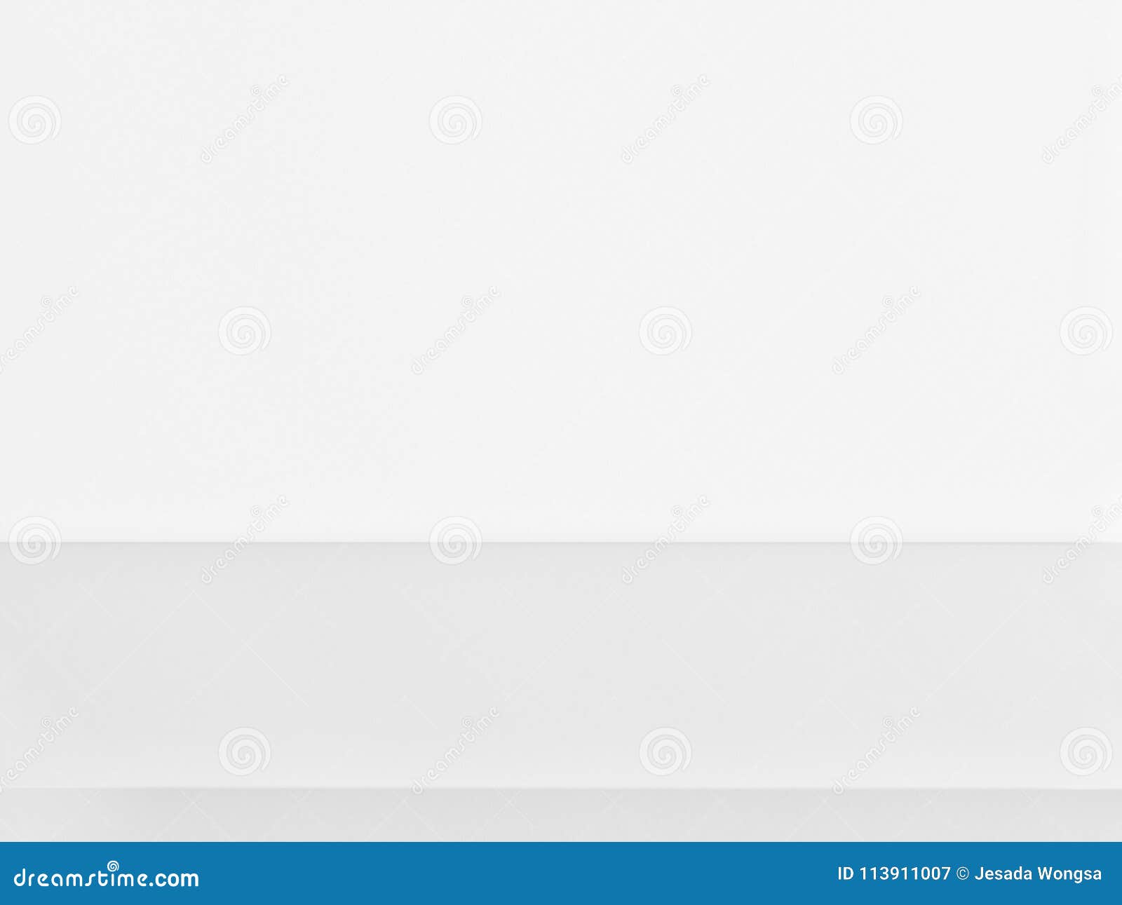 Blank White Table Top on White Wall for Display Montage Product Stock ...