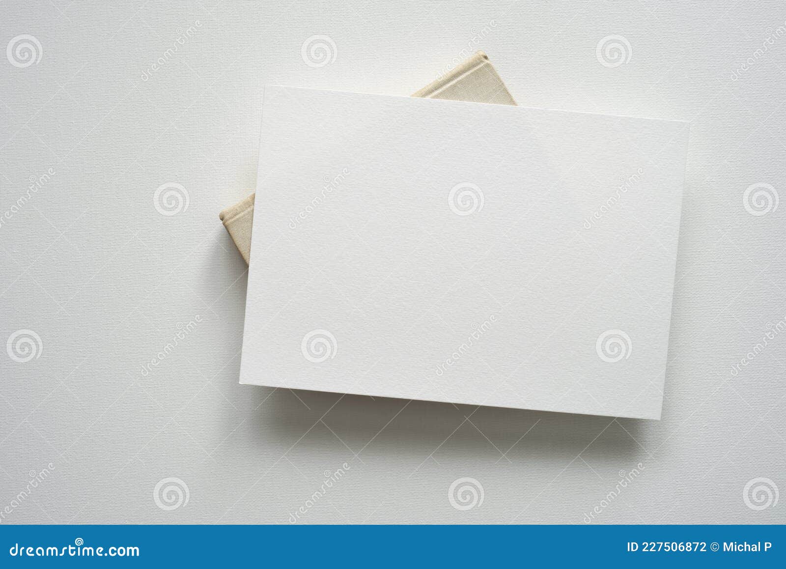 Blank White Template, Card, Rectangle Stock Photo - Image of design ...