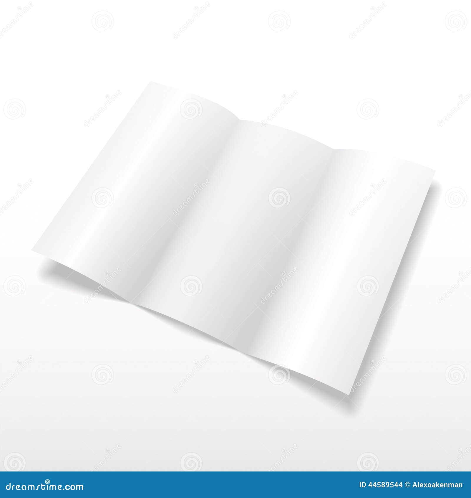 Blank White Tri Fold Vector Brochure Template Stock Vector ... Blank White Tri Fold Vector Brochure Template Stock Vector ...