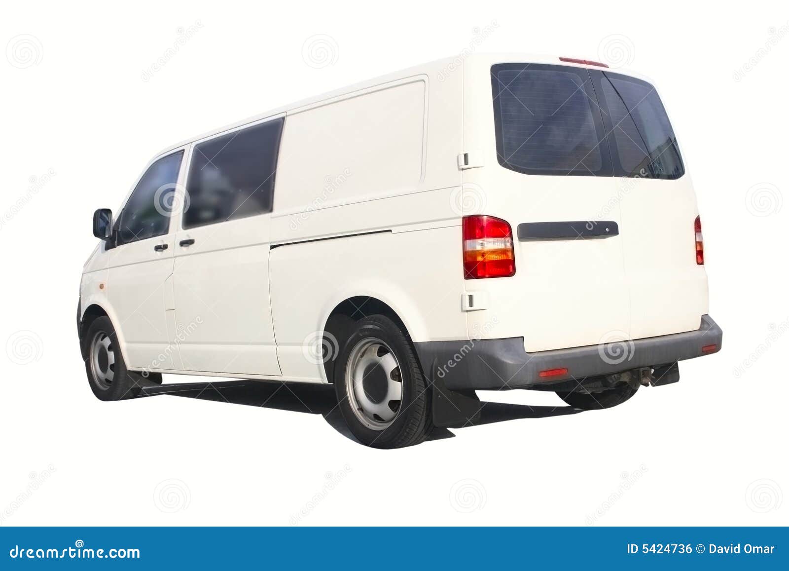 Blank white van stock photo. Image of courier, fast, carrier - 5424736