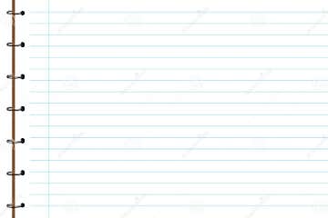 Blank White Worksheet Exercise Book. Vector Illustration. Stock Vector ...