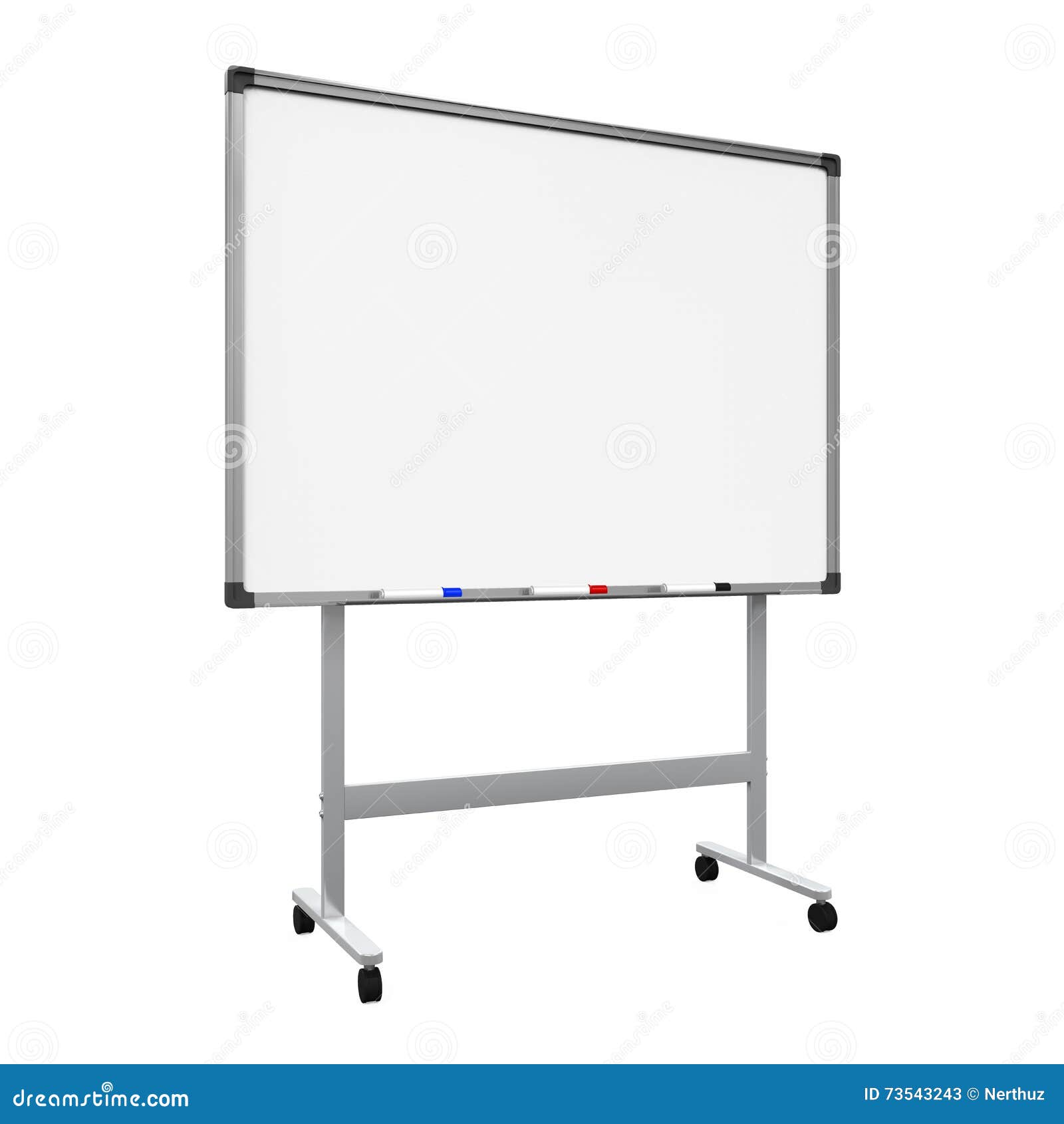 Blank Whiteboard stock illustration. Illustration of chart - 73543243