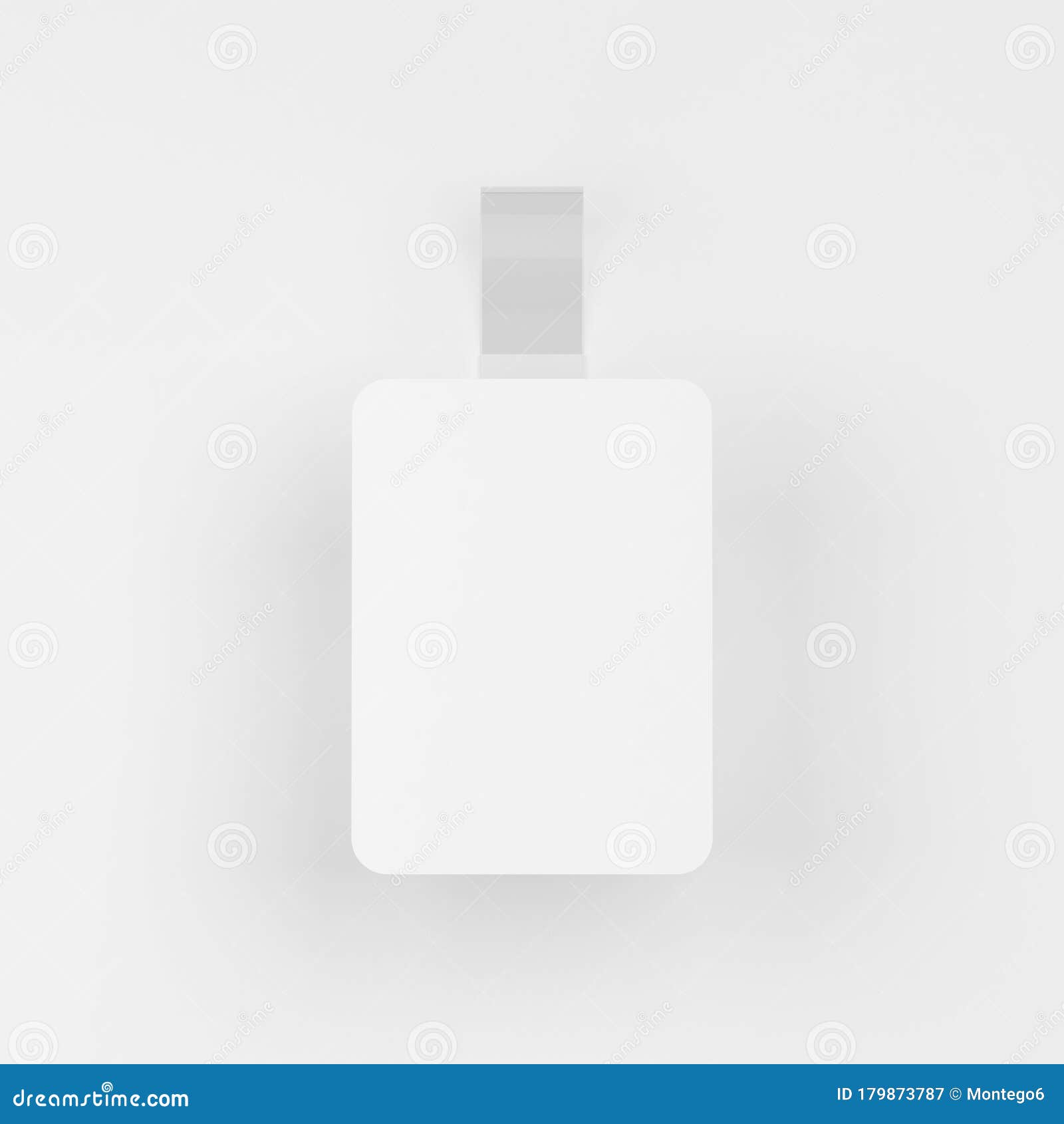 Blank wobbler tag mockup stock image. Image of isolated - 179873787
