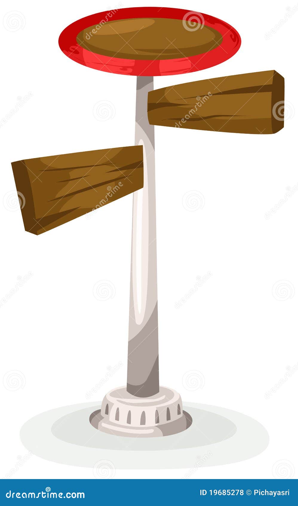 Blank Wood Sign Cartoon Vector | CartoonDealer.com #15783677