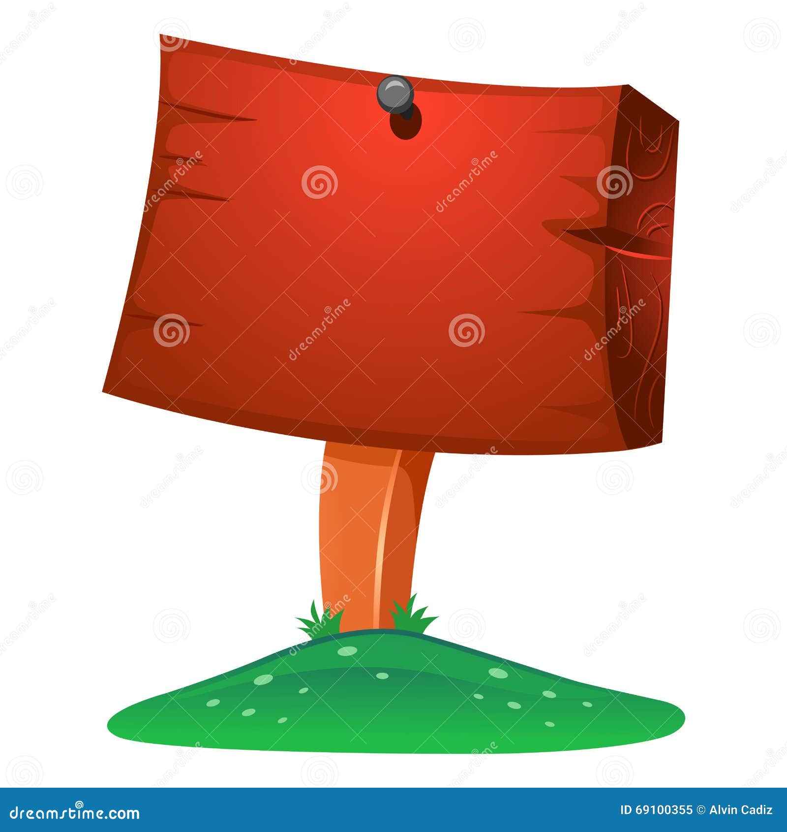 Blank Wood Sign Cartoon Vector | CartoonDealer.com #15783677