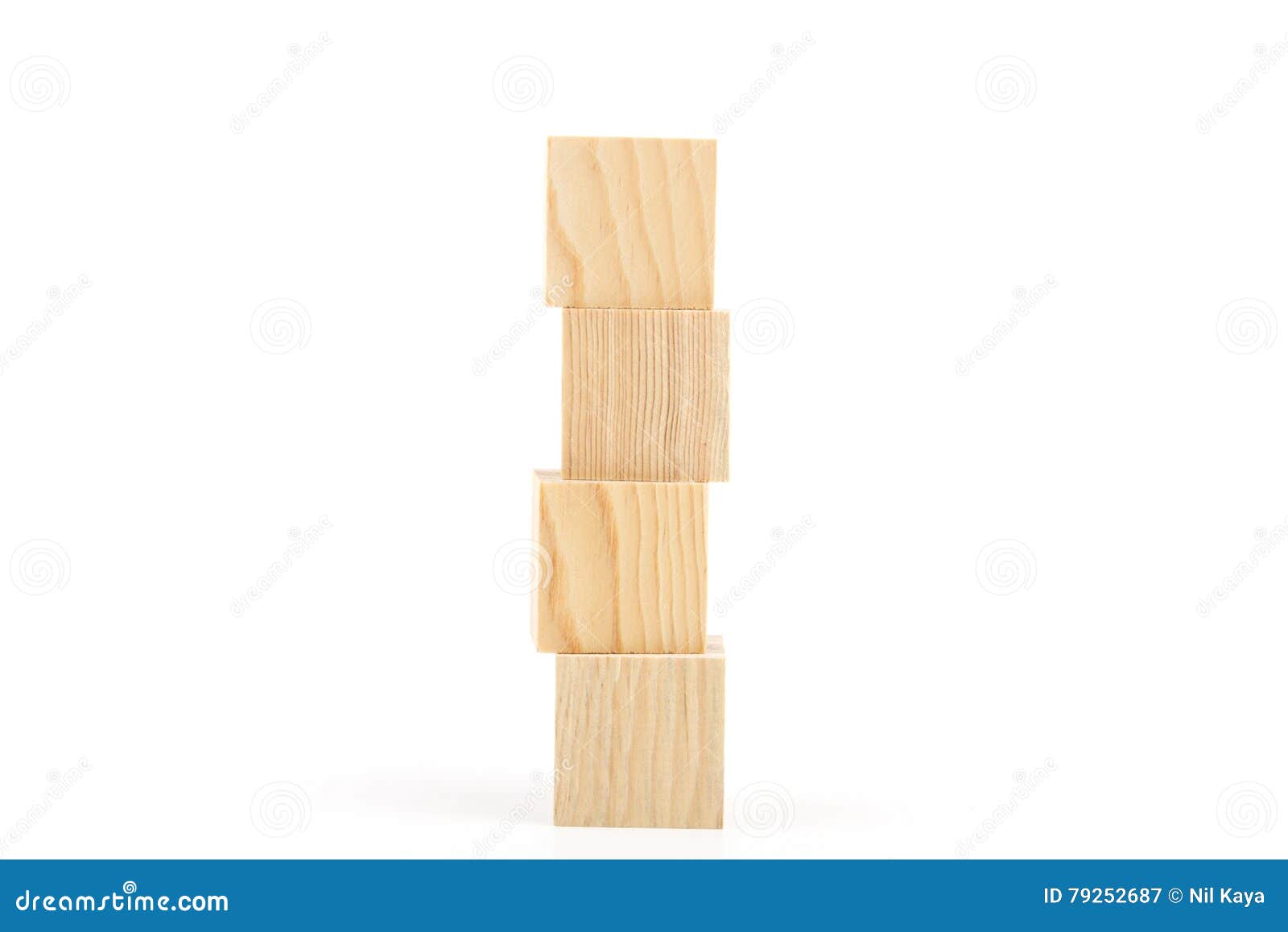 Blank wooden blocks. stock image. Image of global, blocks - 79252687