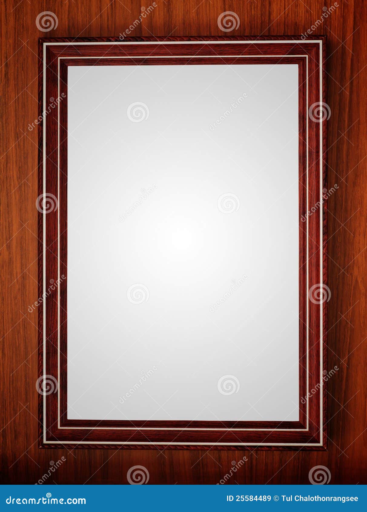 Blank wooden frame stock image. Image of effect, show - 25584489