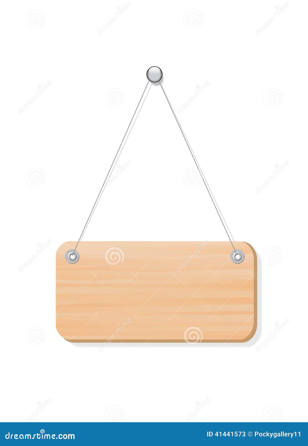 A Wooden Label For Natural Products Cartoon Vector | CartoonDealer.com ...