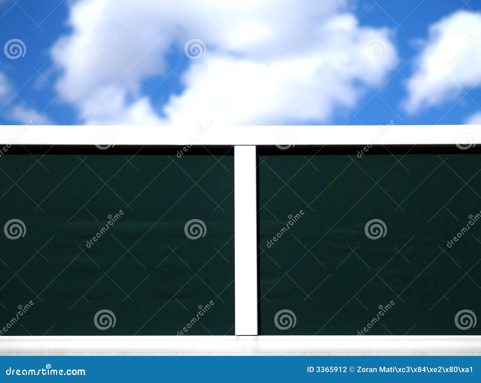Blank wooden panel and sky stock photo. Image of display - 3365912