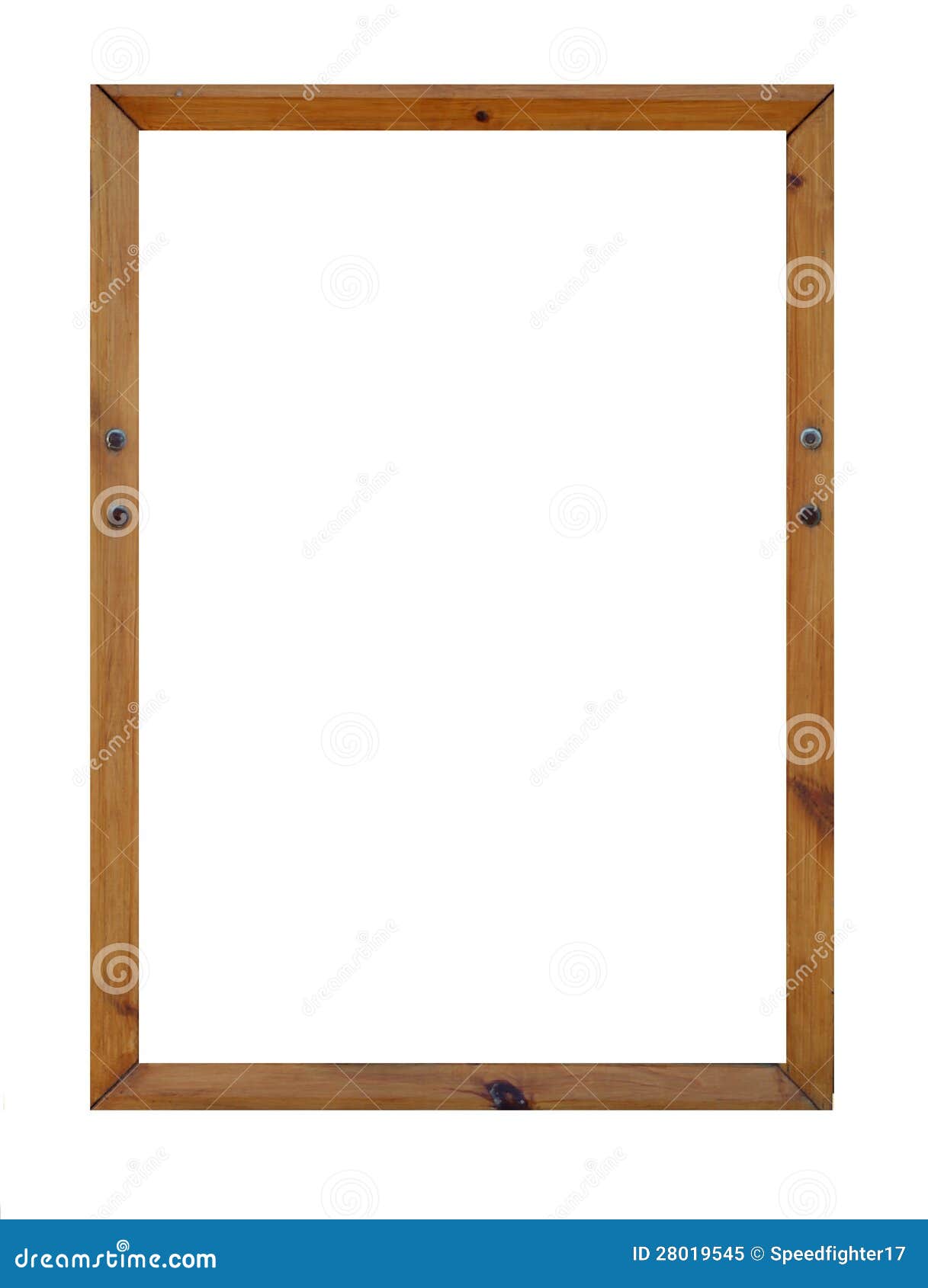 Blank wooden picture frame stock image. Image of sign - 28019545