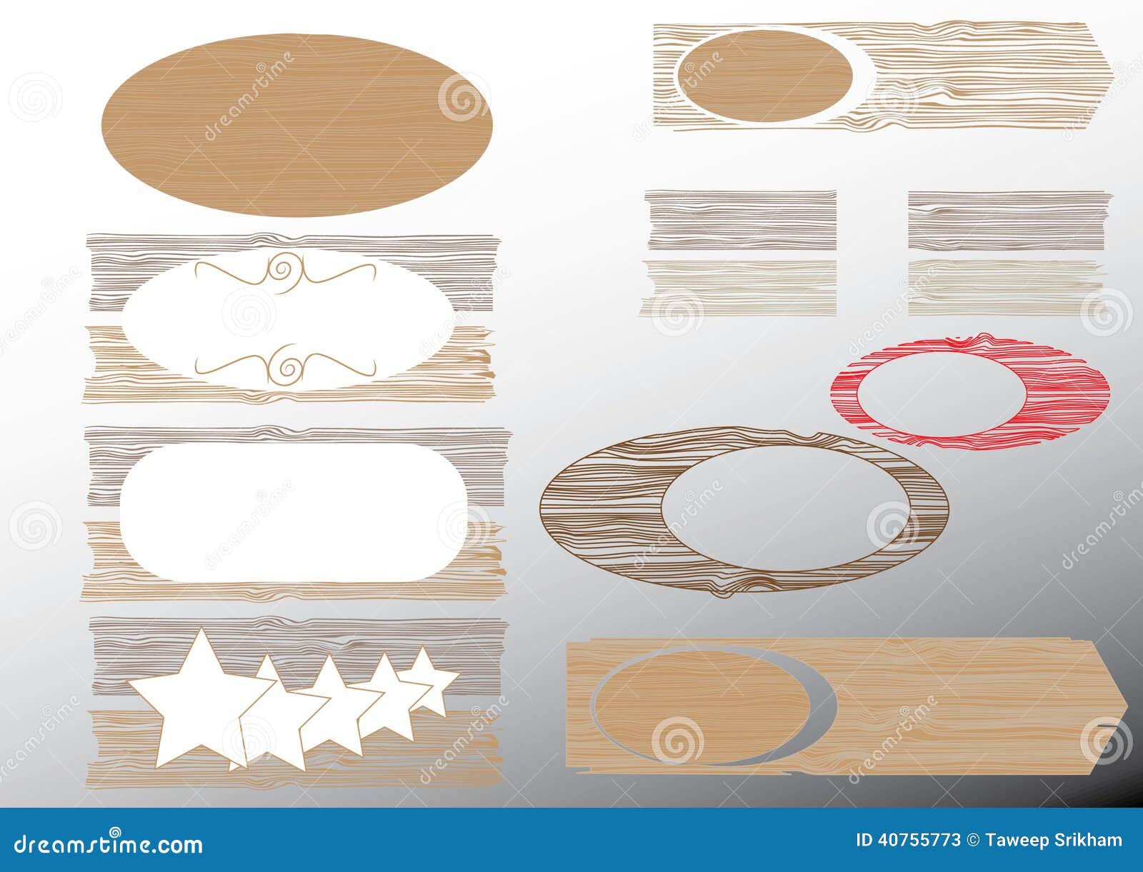 Blank wooden sign stock vector. Illustration of pattern - 40755773