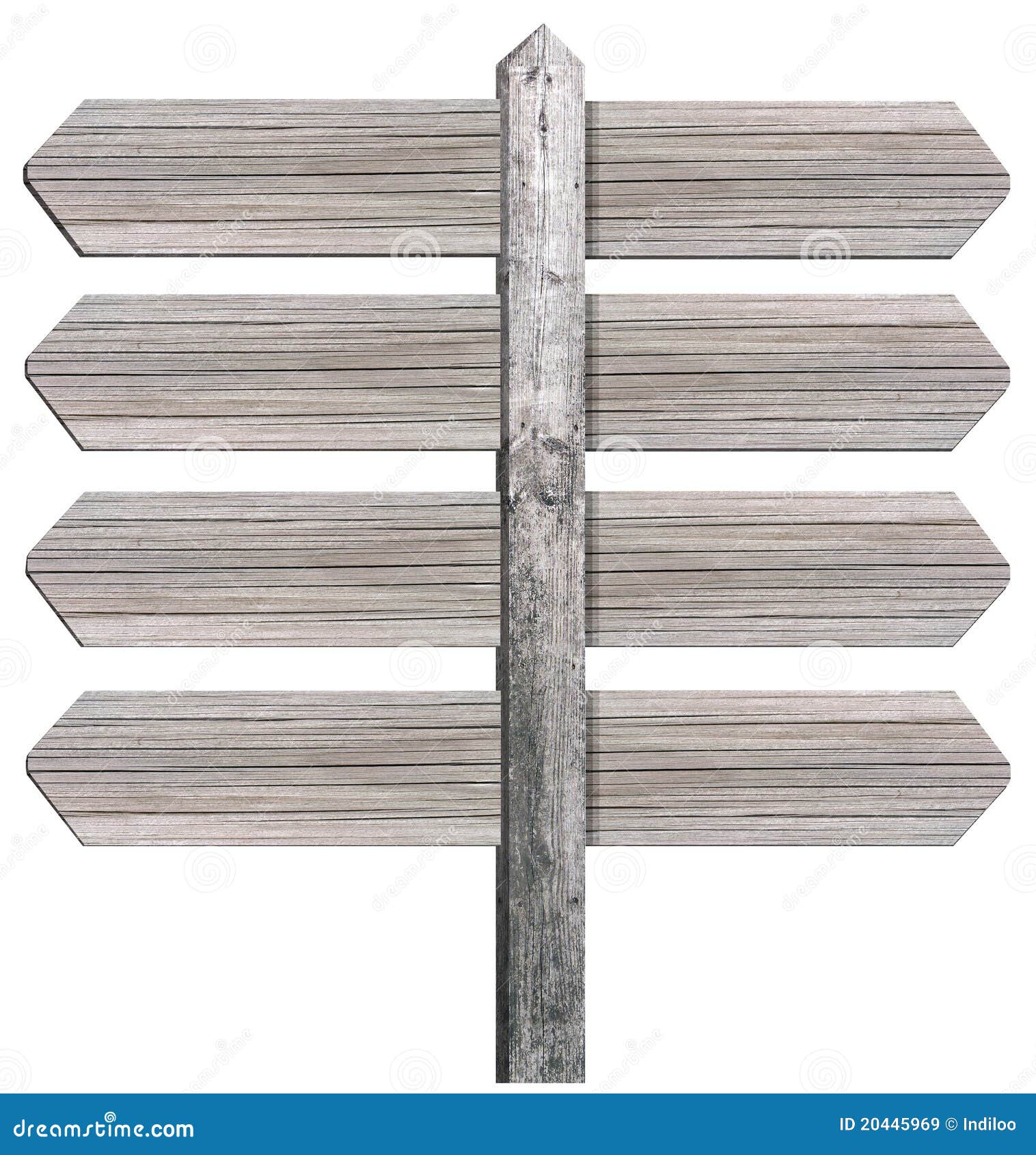 Blank wooden signpost stock image. Image of gray, points - 20445969