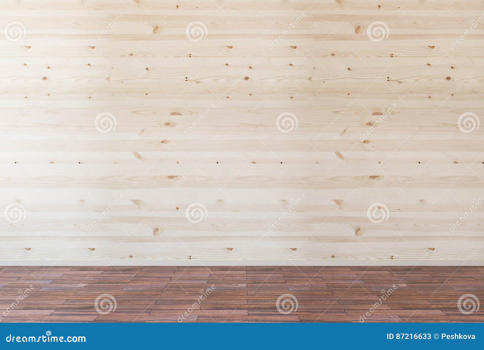 Blank wooden wall stock illustration. Illustration of apartment - 87216633