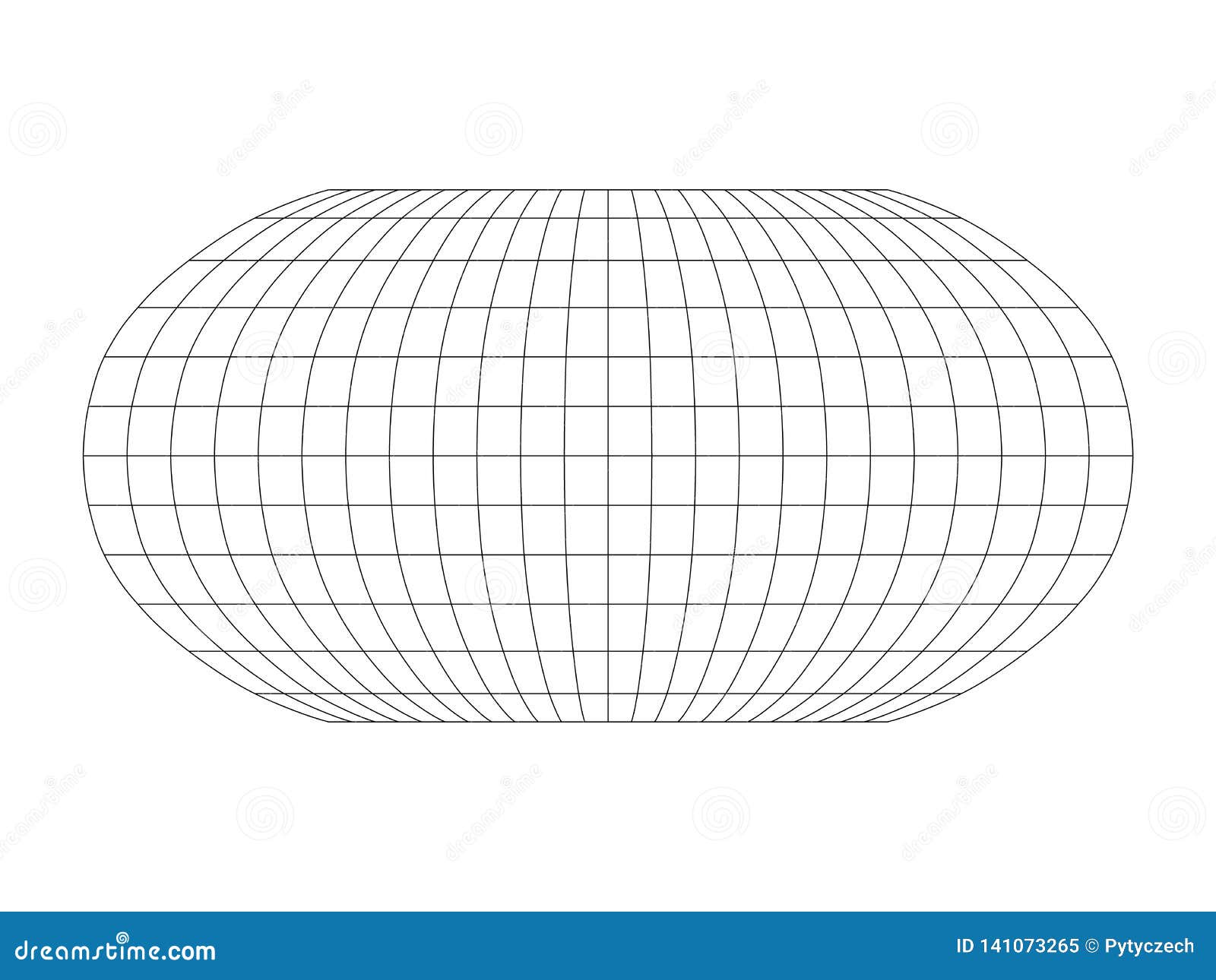 World Map On Grid At An Angle Cartoon Vector | CartoonDealer.com #4725609
