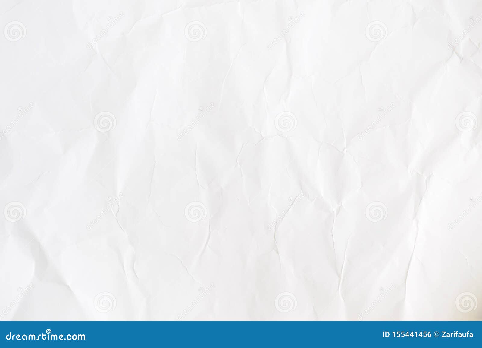 Old Blank Wrinkled Paper Texture Isolated On White Background Stock ...