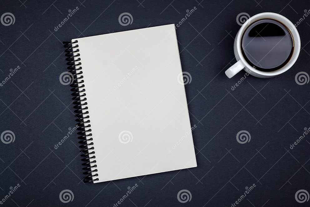 Blank Writing Pad for Ideas on Colored Background Stock Image - Image ...