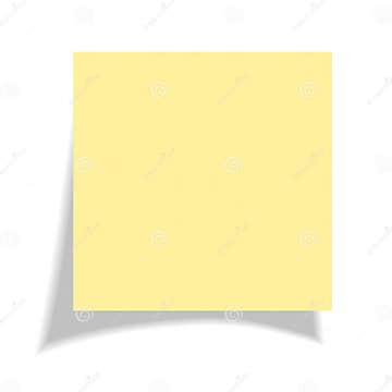 Blank yellow sticker stock vector. Illustration of square - 21500221