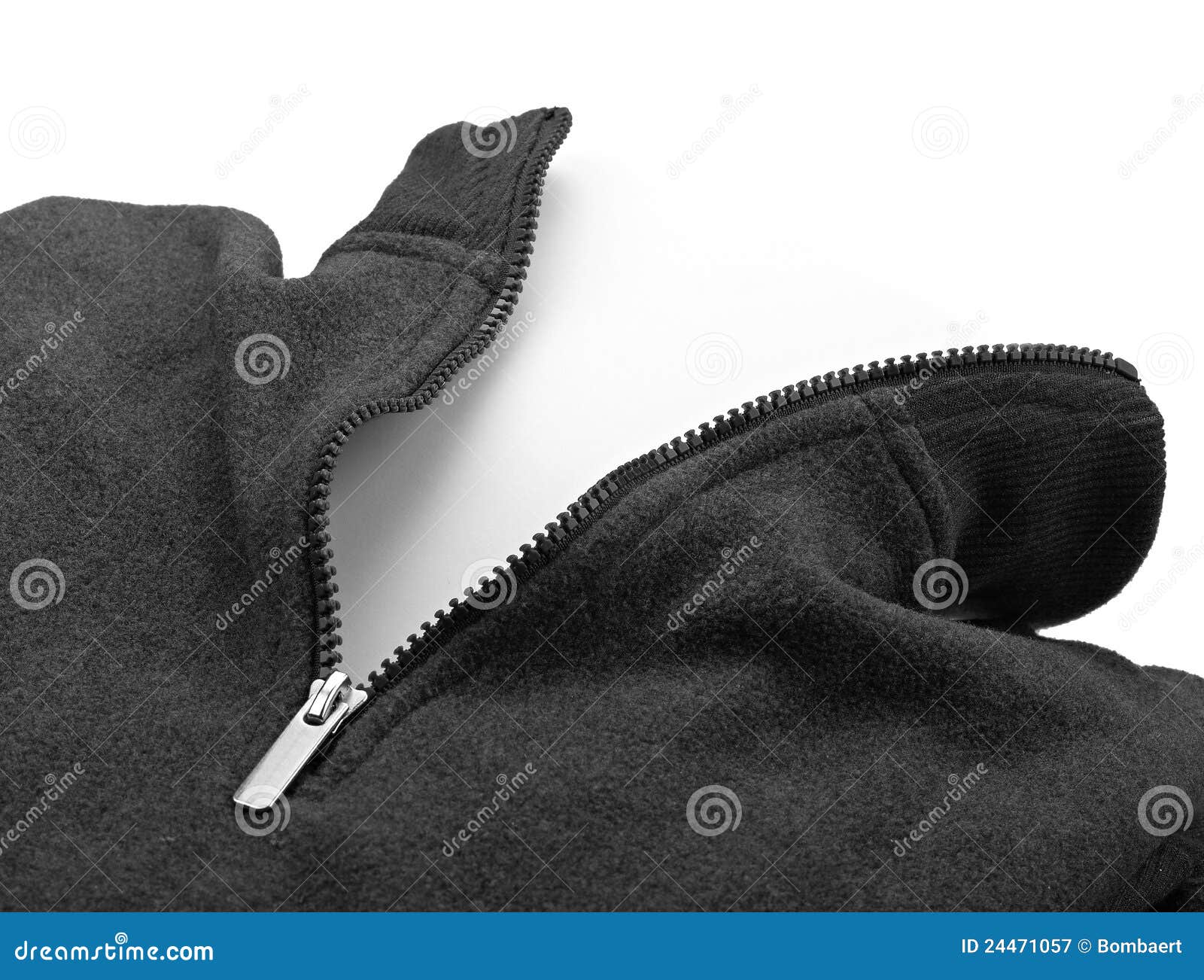 Blank zipper corner stock image. Image of cloth, isolated - 24471057