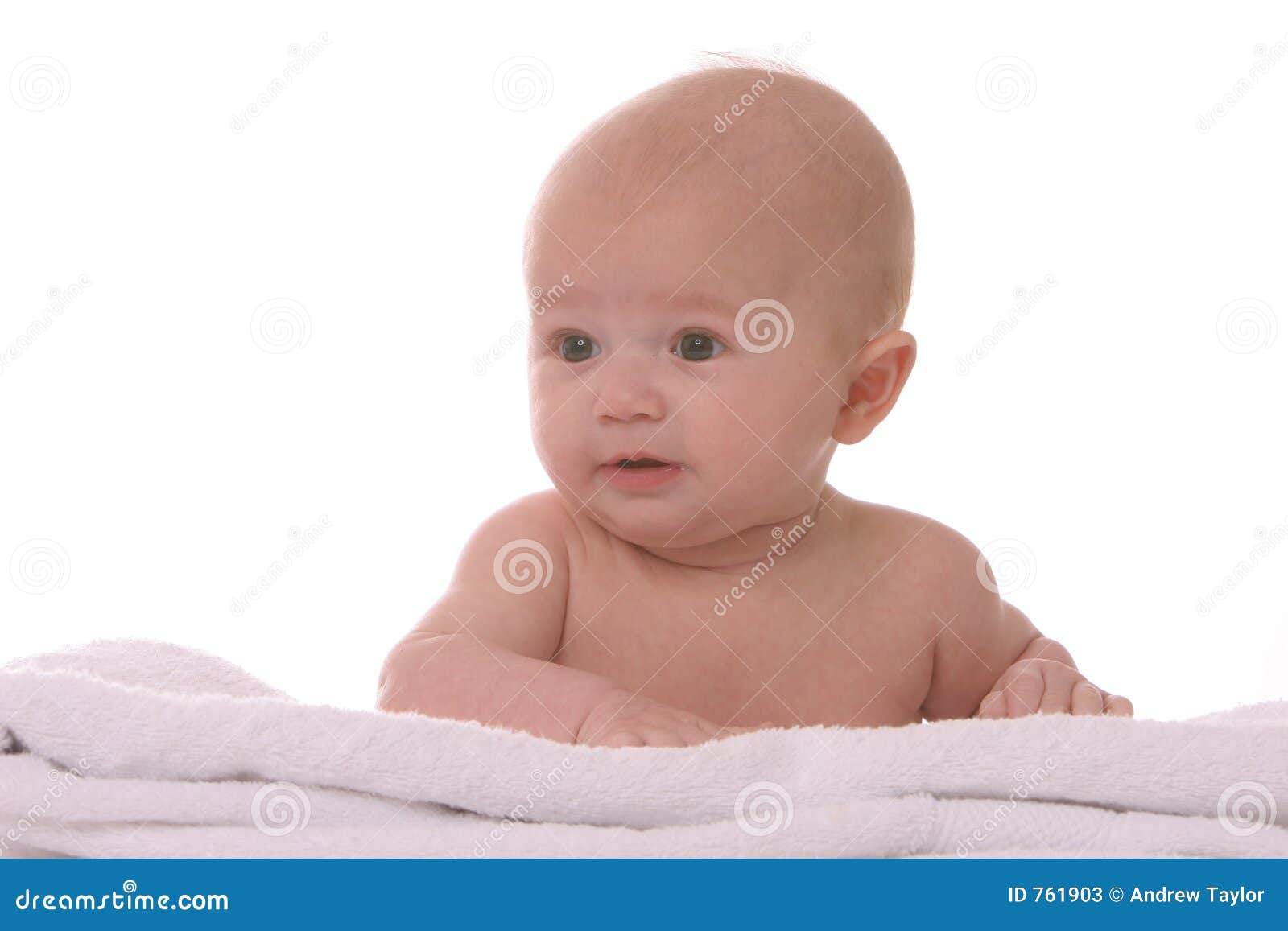 Blanket Baby serious stock image. Image of pure, born, serious - 761903