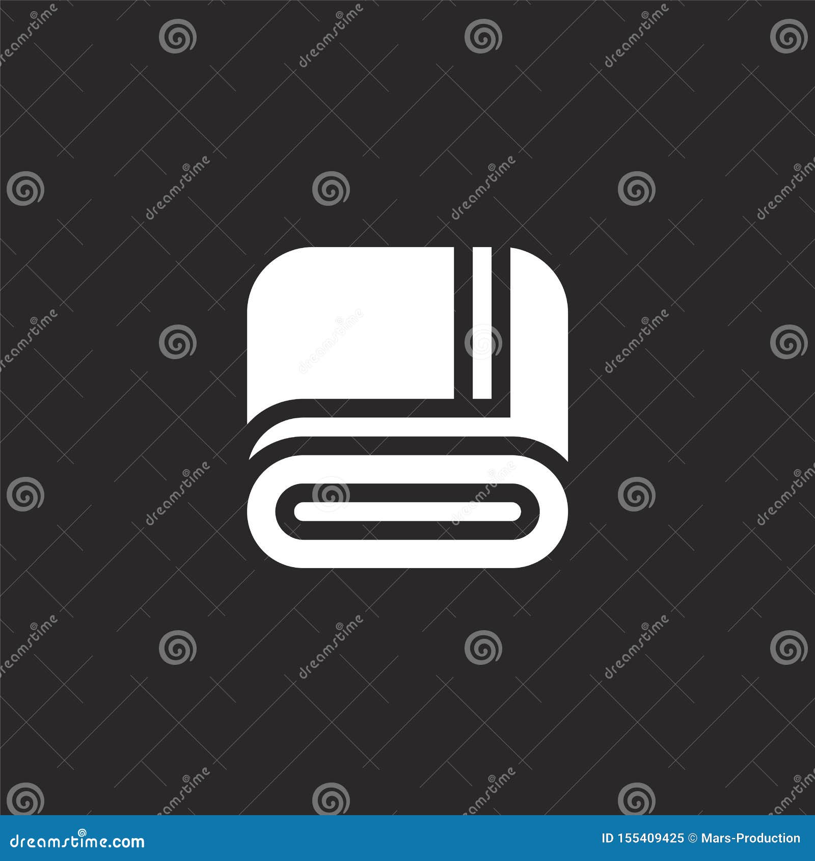 Blanket Icon. Filled Blanket Icon for Website Design and Mobile, App ...