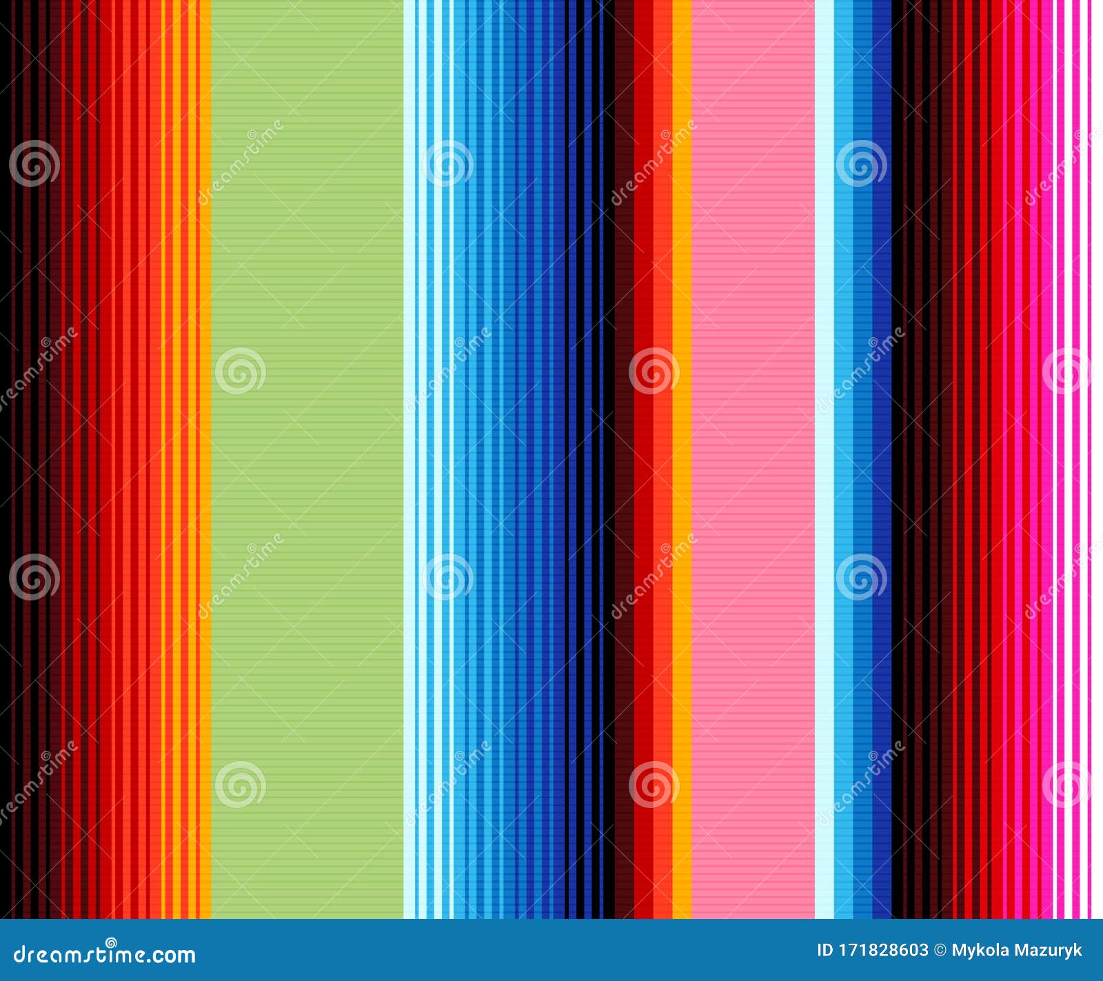 Mexican Fabric Texture Colors Textile Background Vector | CartoonDealer ...