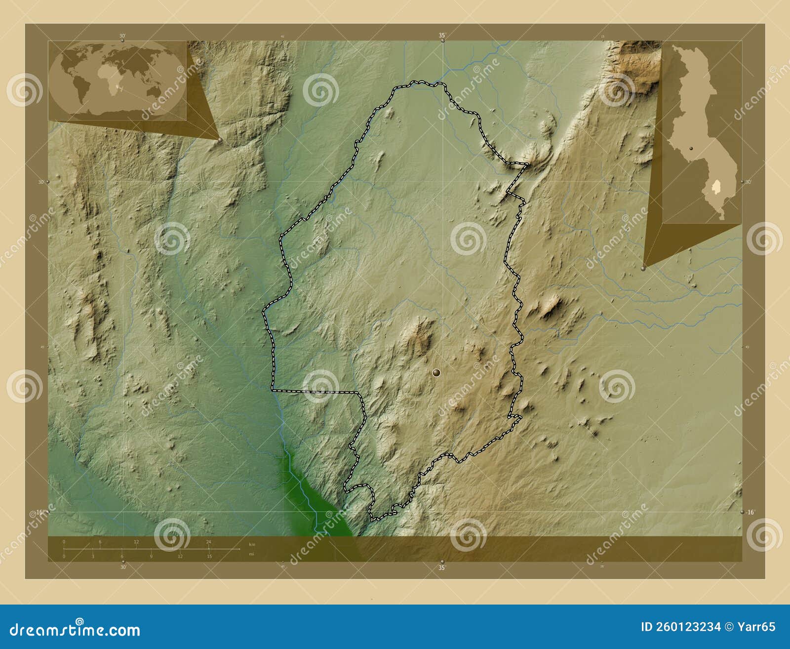 Blantyre, Malawi. Physical. Capital Stock Illustration - Illustration ...