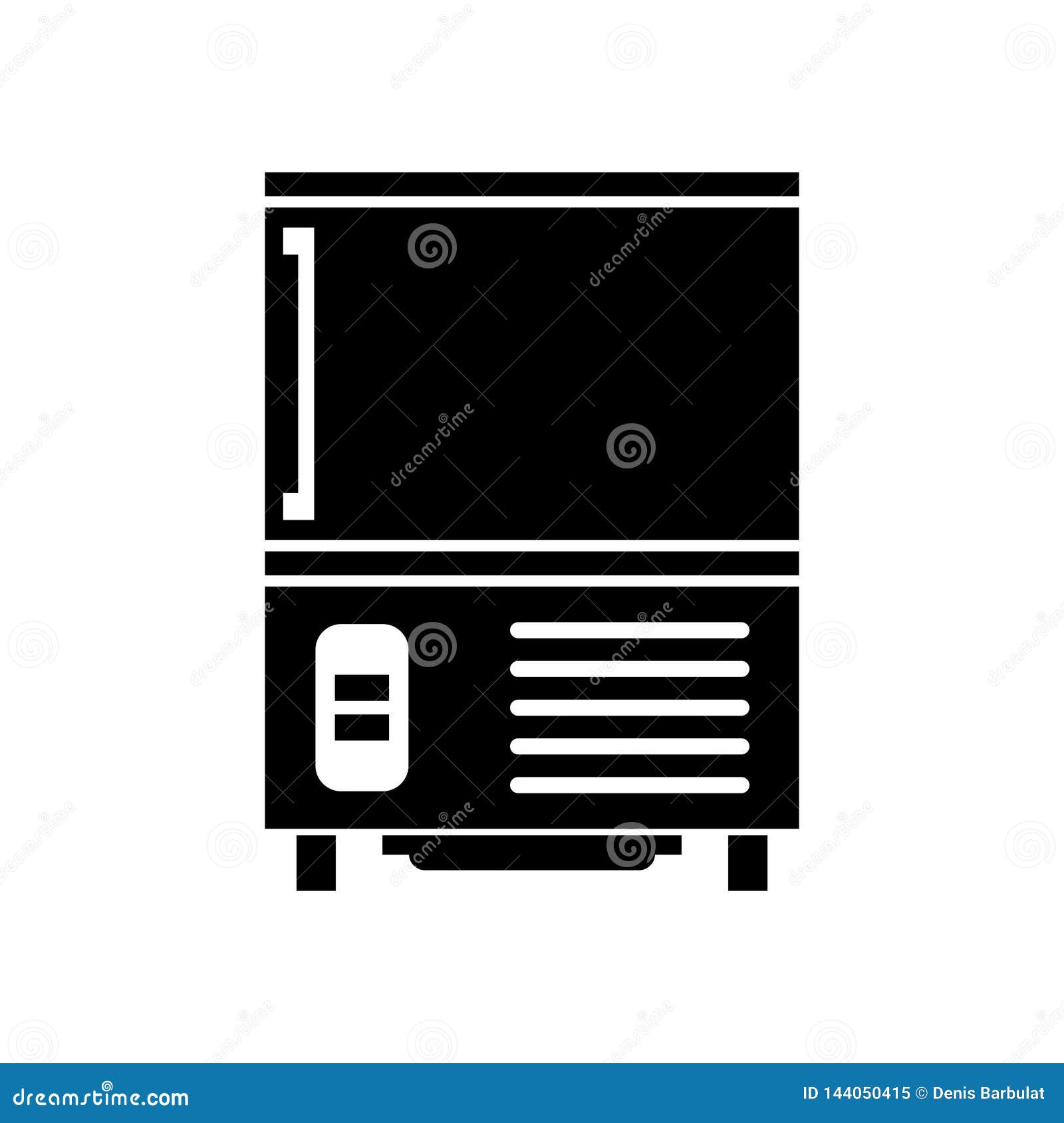 Blast Chillers Freezer Cartoon Vector | CartoonDealer.com #144050415
