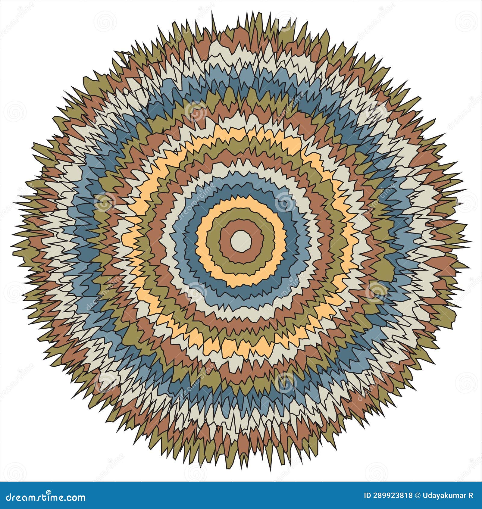 Blast Circle. Concentric Circle Elements Stock Vector - Illustration of ...