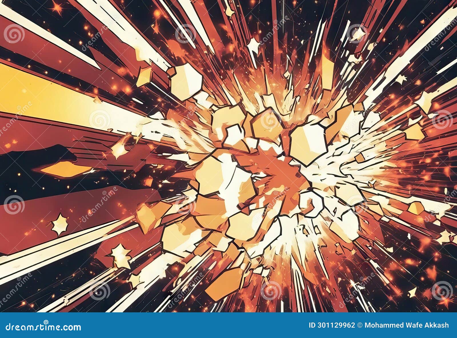 Blast Excitement Lines Background Pattern Stock IllustrationLightning ...