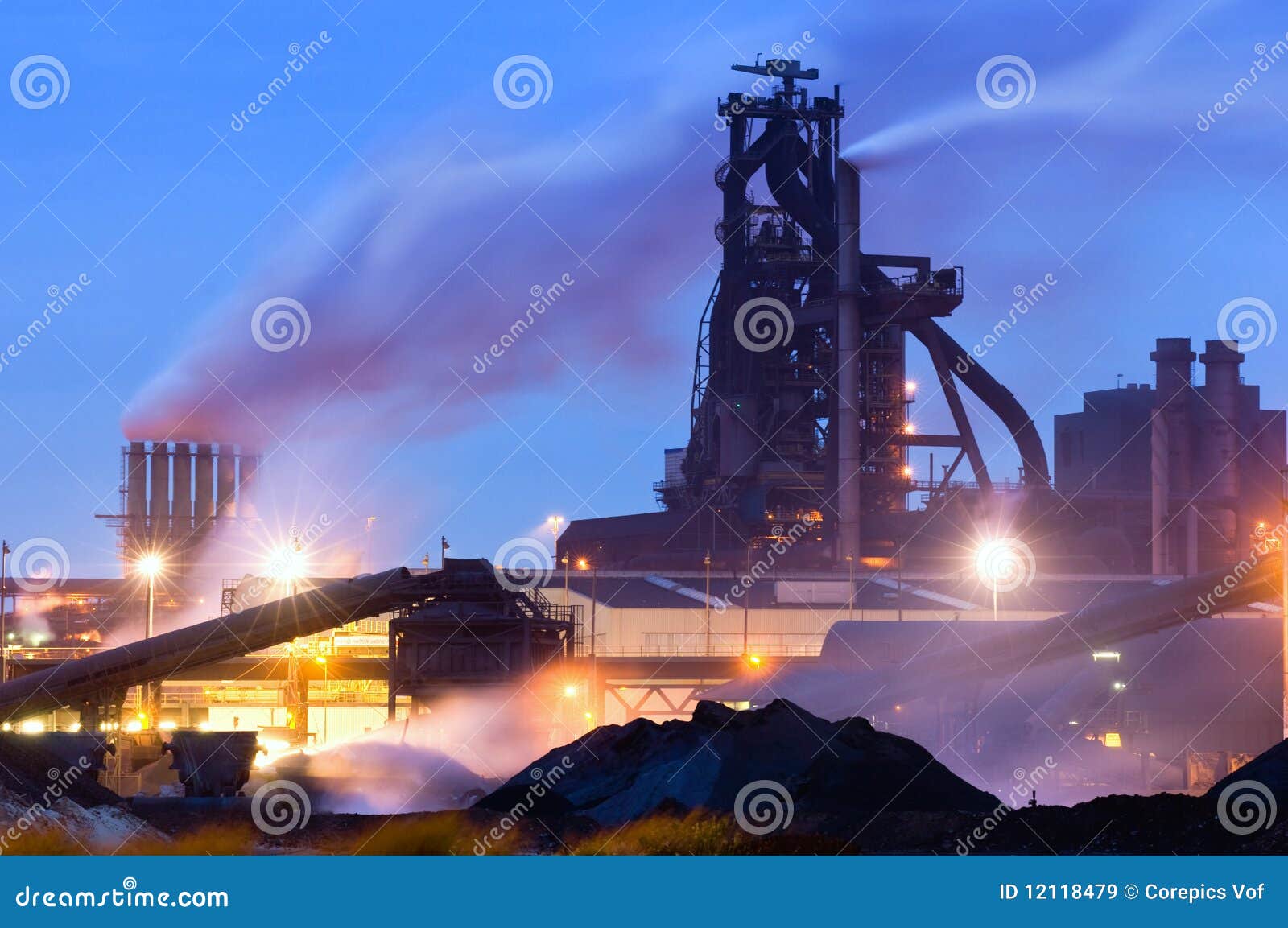 Blast Furnace stock image. Image of steel, activity, plant - 12118479