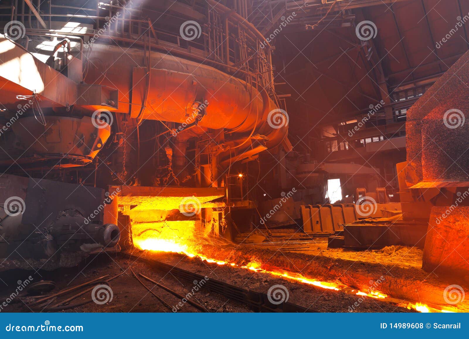 Blast furnace stock photo. Image of liquid, interior - 14989608