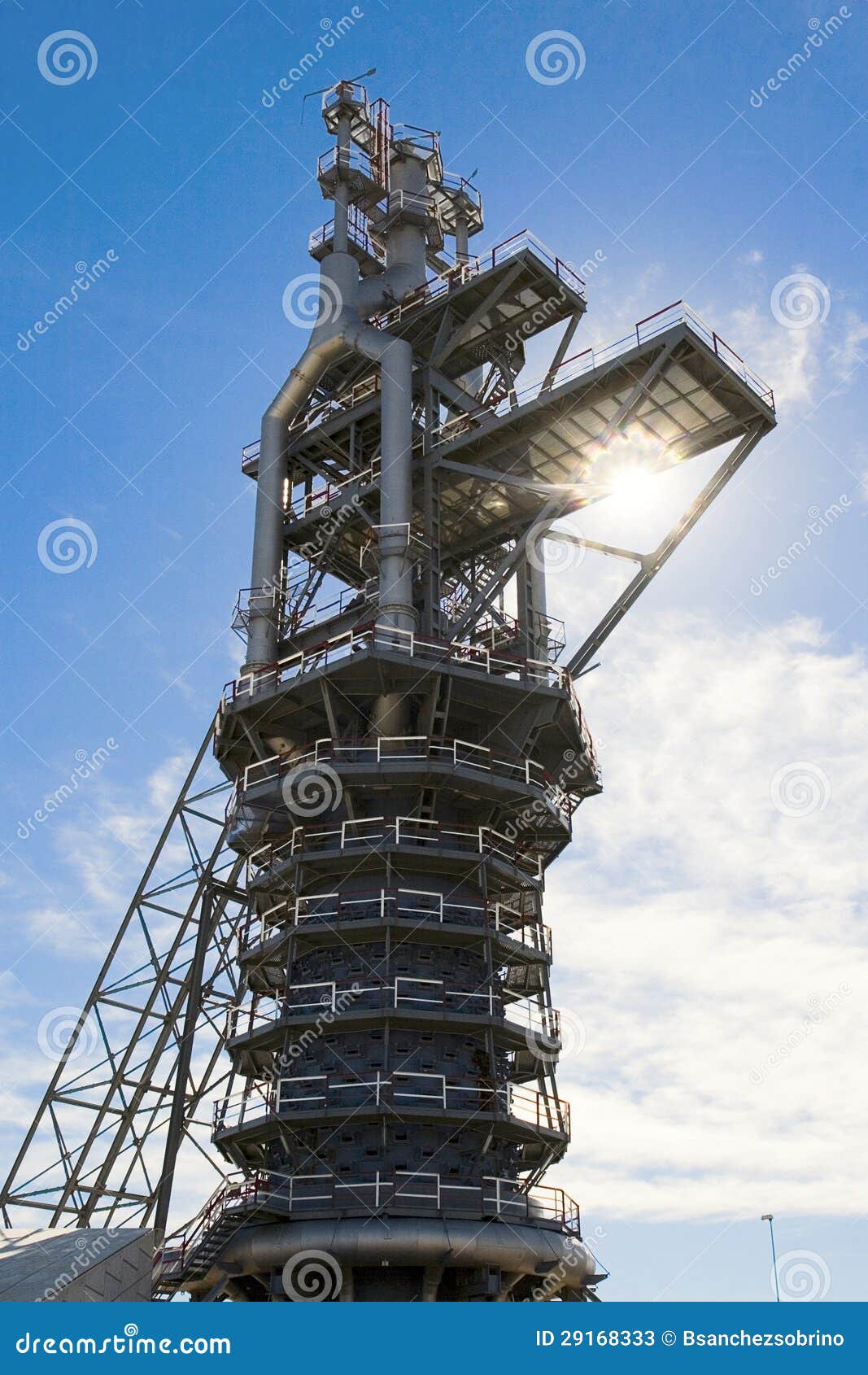 Blast Furnace stock image. Image of iron, steel, manufacturing - 29168333