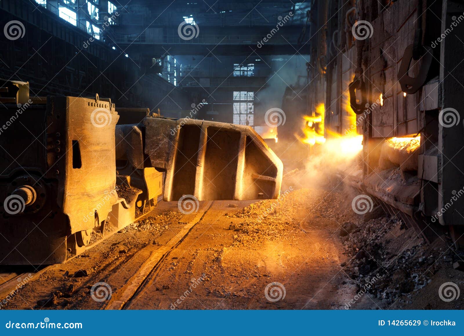 Blast furnace in factory stock image. Image of industry - 14265629