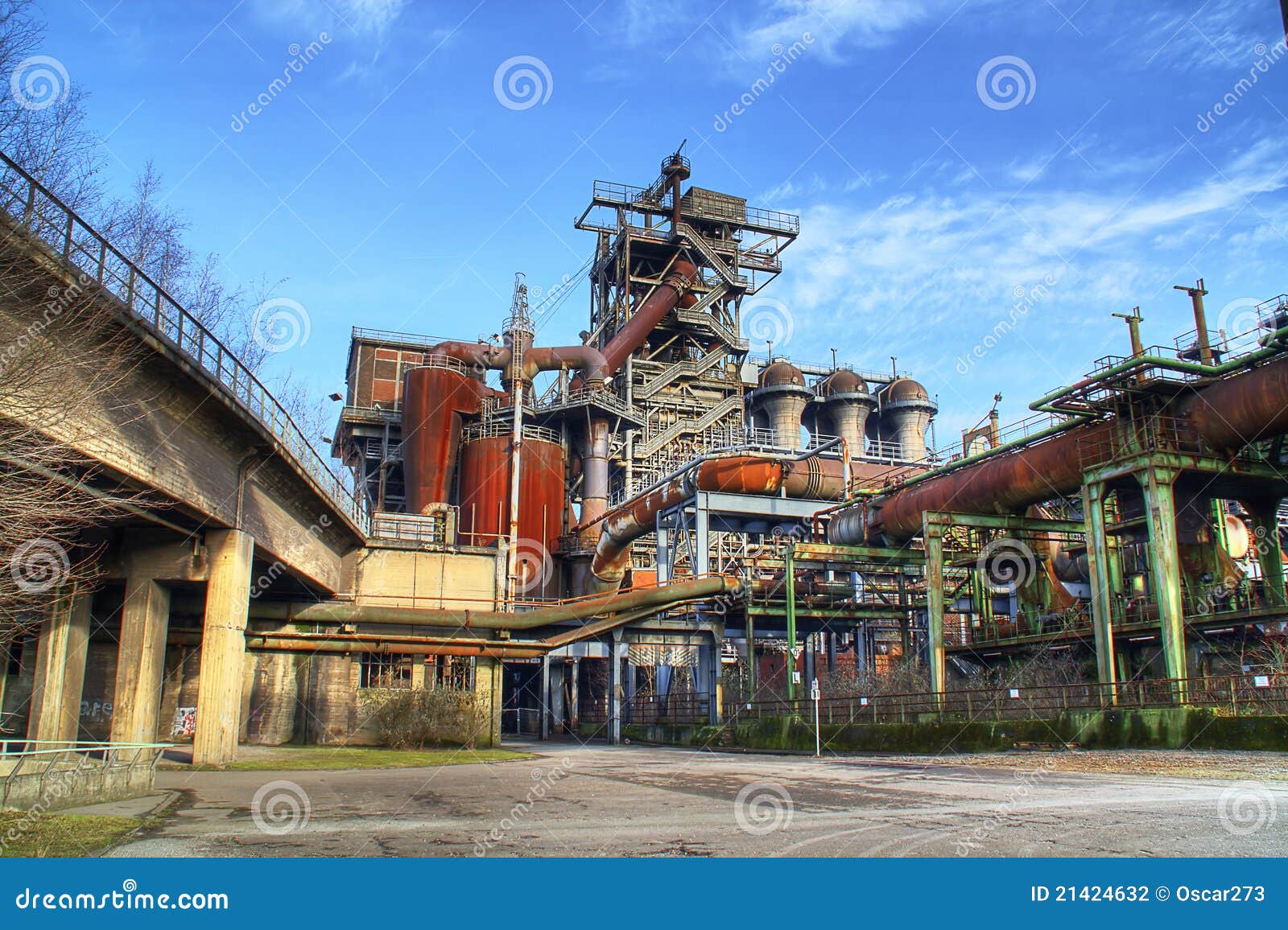 Blast Furnace - Old Industry Stock Photo - Image of industry, duisburg ...