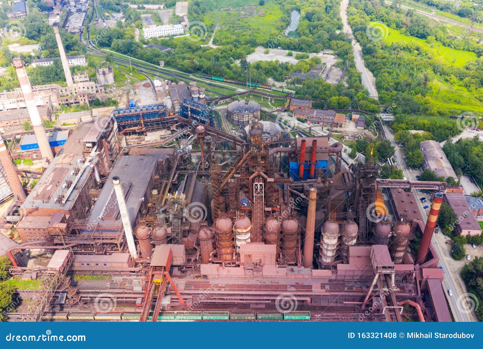 Blast Furnace and Other Elements of the Metallurgical Industry, a View ...