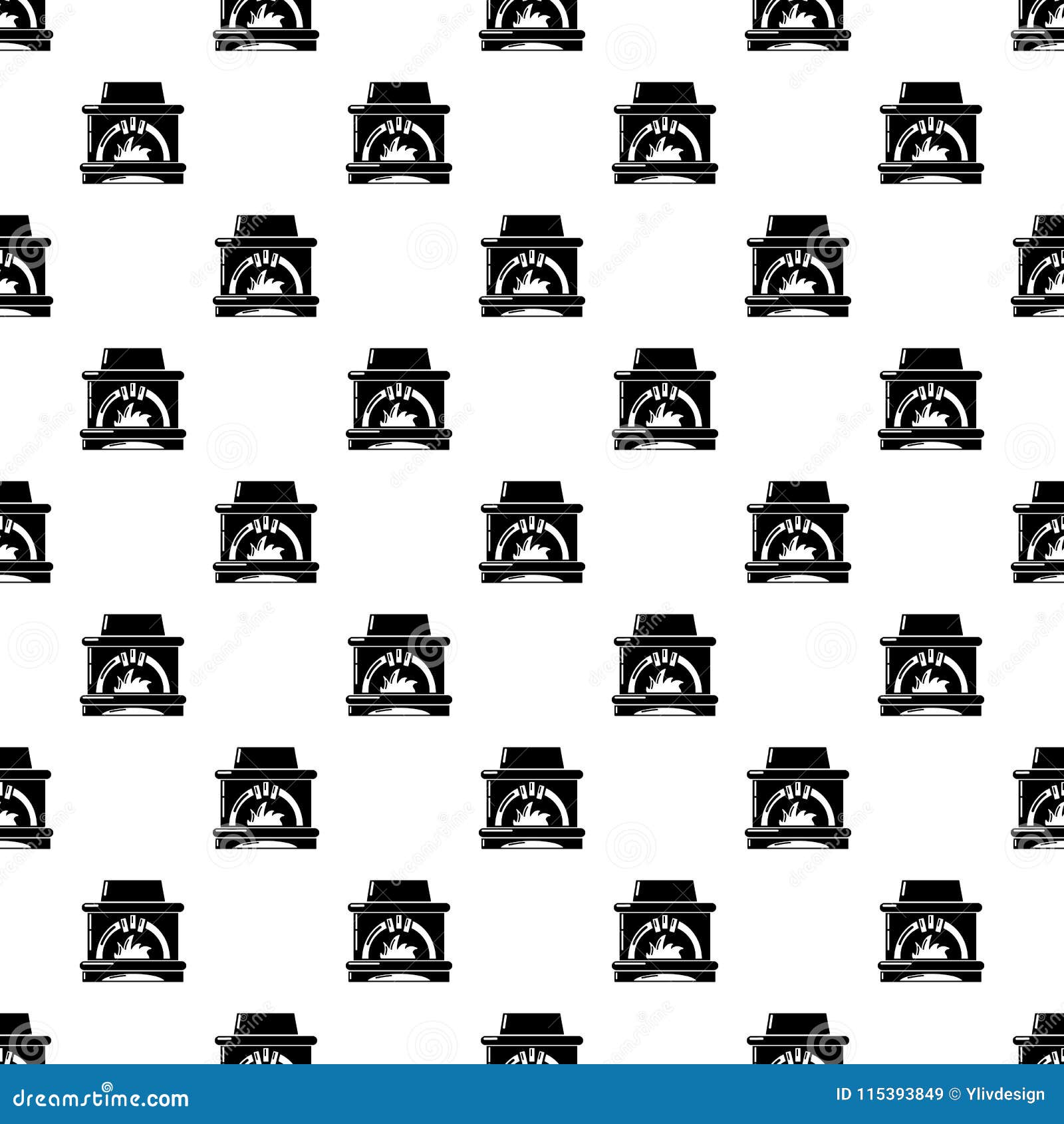 Blast Furnace Pattern Vector Seamless Stock Vector - Illustration of ...