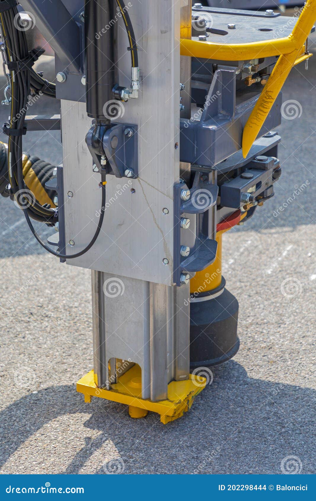 Blast Hole Drilling Machine Stock Photo - Image of machinery, hole ...