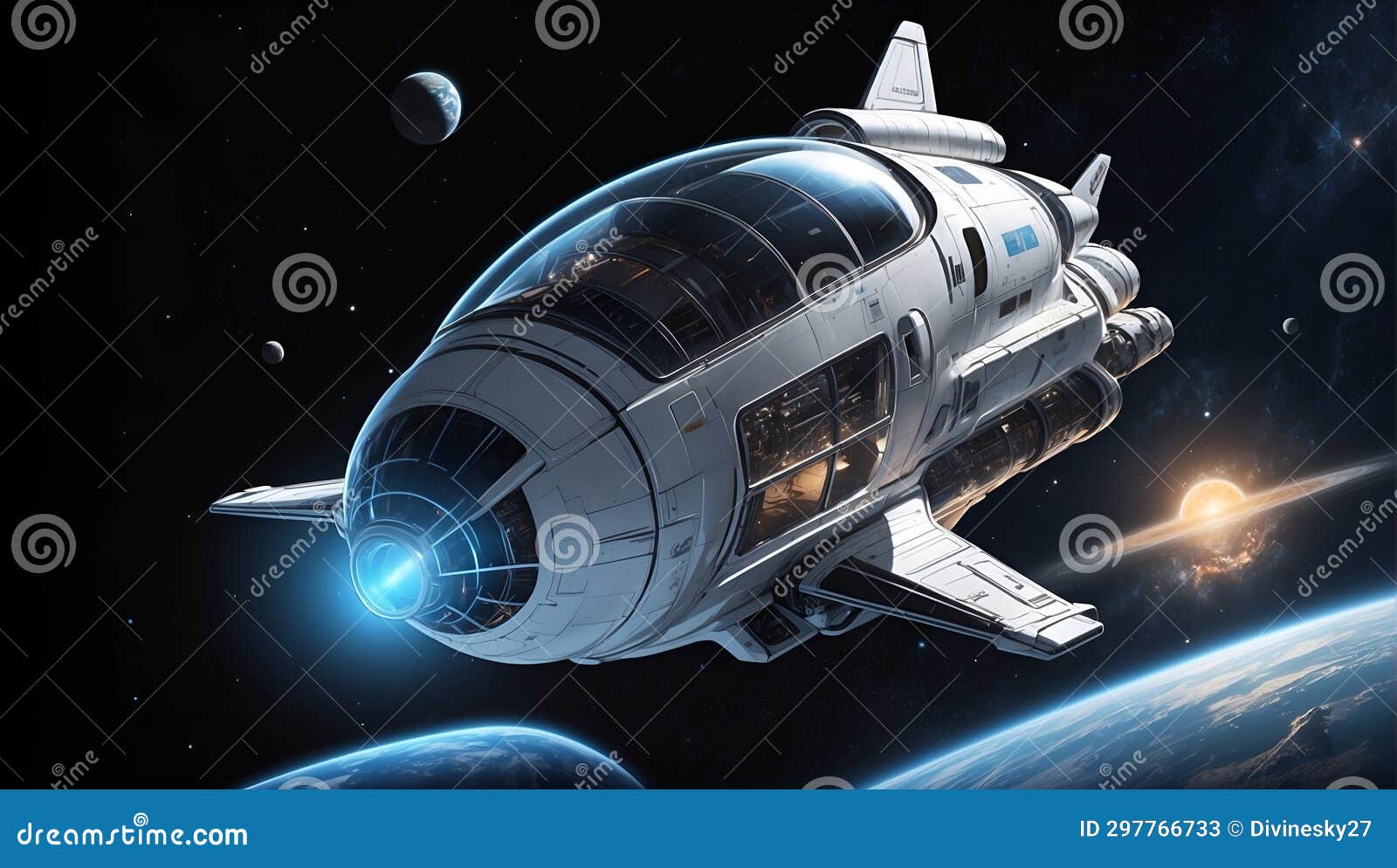 Cosmic Blast: Launching into the Unknown on a Sleek and Modern ...