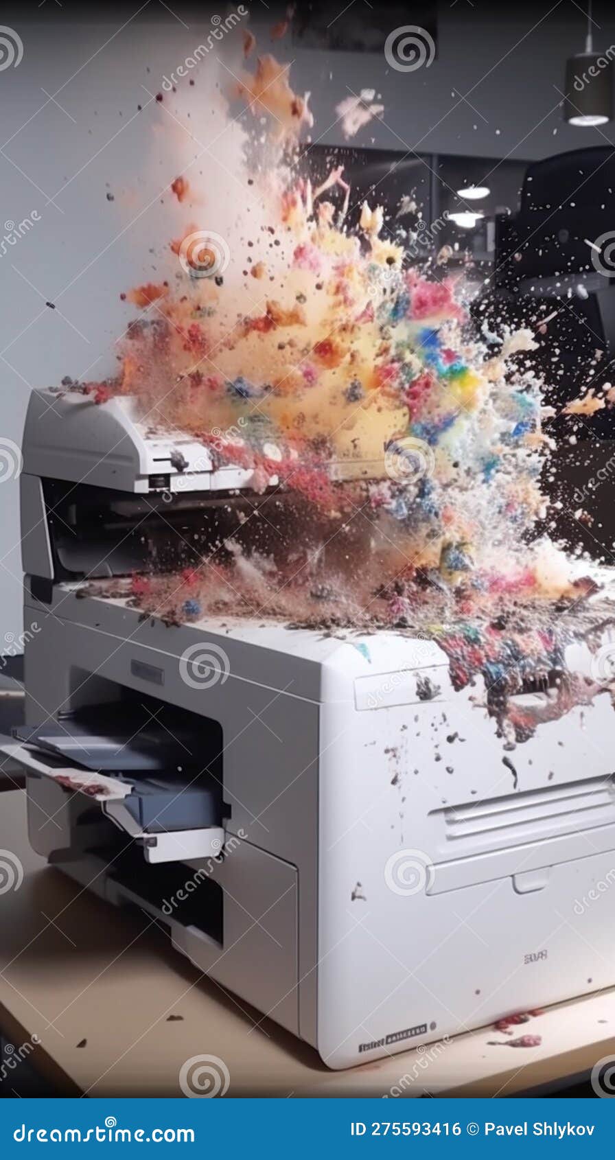 Blast the Printer with a Paper Document File. Printed Page. Problems ...